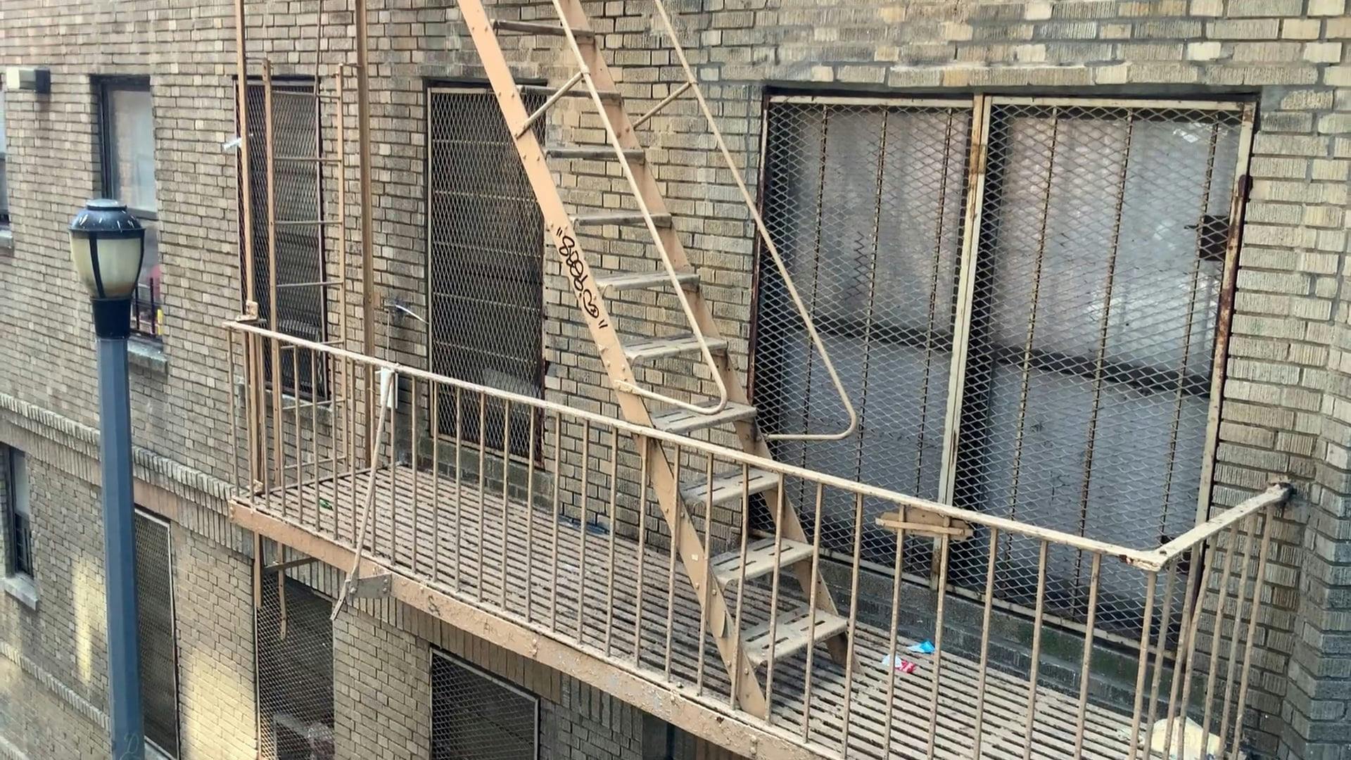 Footage of a Emergency Ladder · Free Stock Video