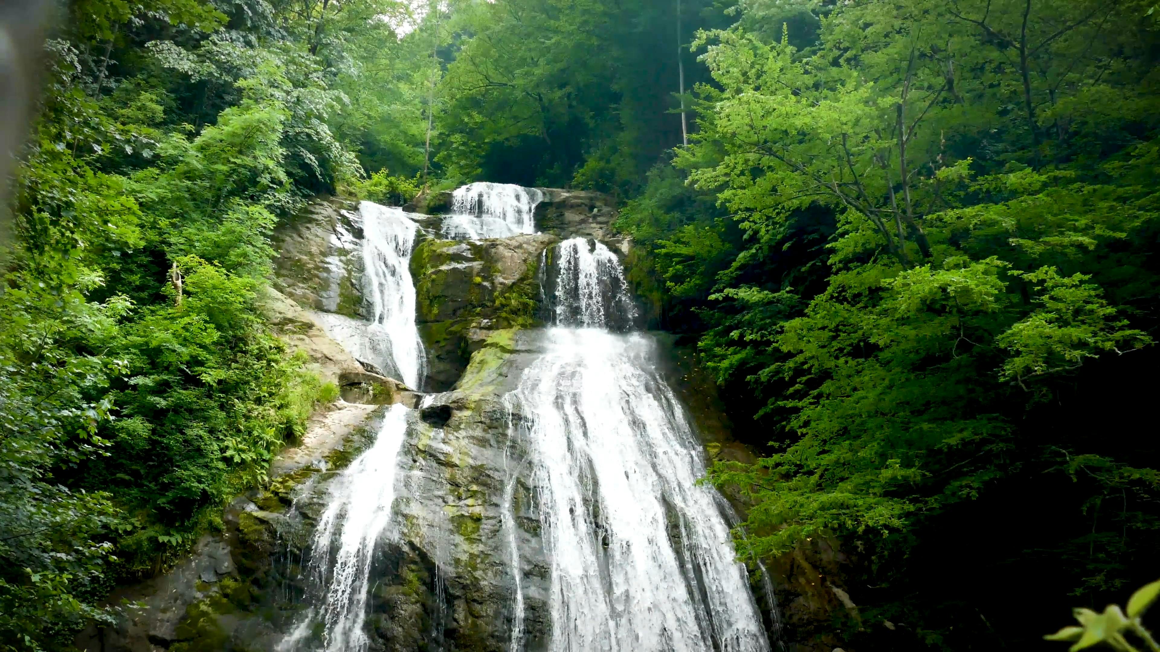A Scenic Natural Waterfall Free Stock Video Footage, Royalty-Free 4K ...