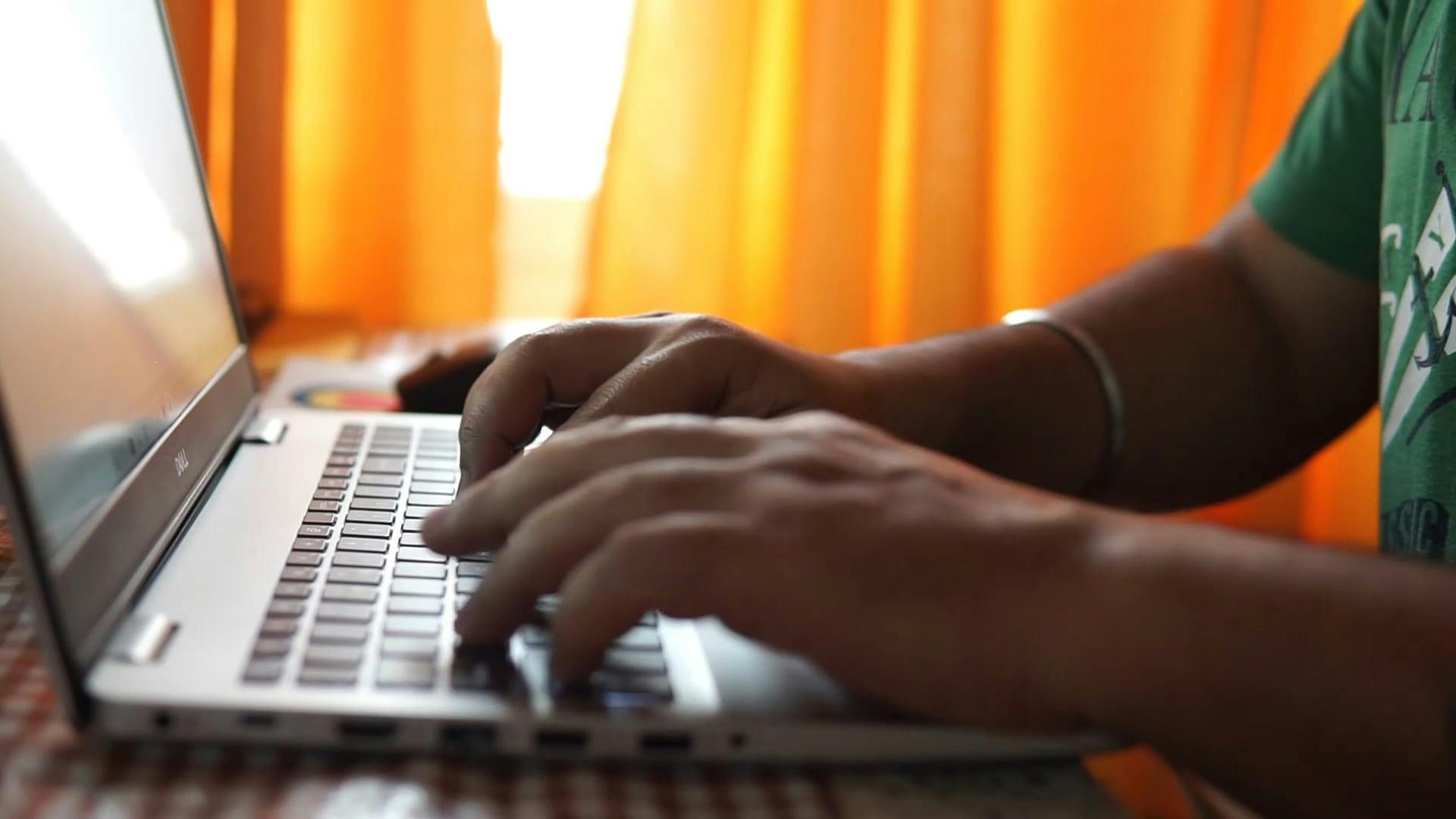 A Person Using Laptop Free Stock Video Footage, Royalty-Free 4K & HD ...