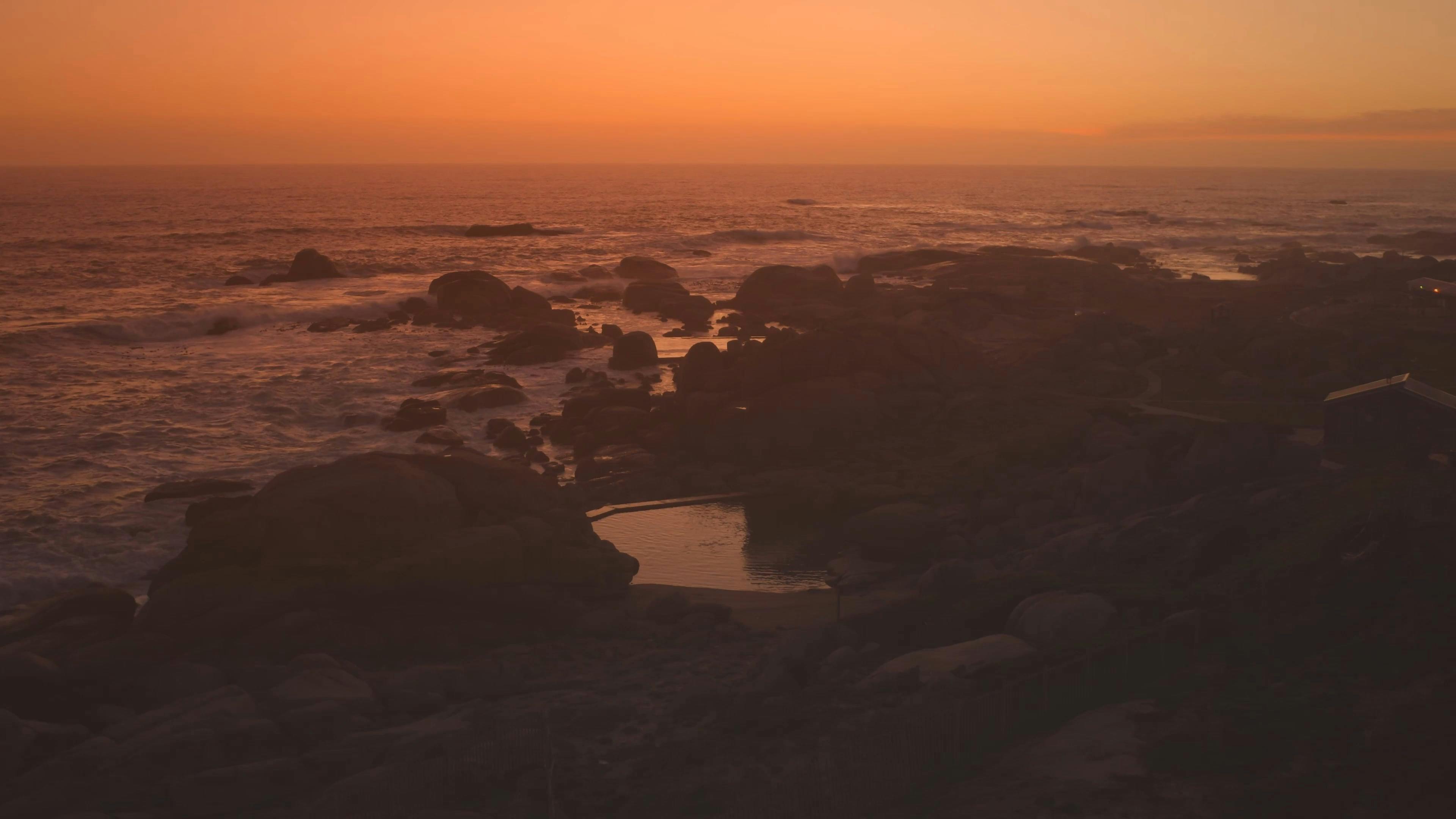 Drone Footage of Green Coastal Mountains and Sandy Beaches Free Stock ...