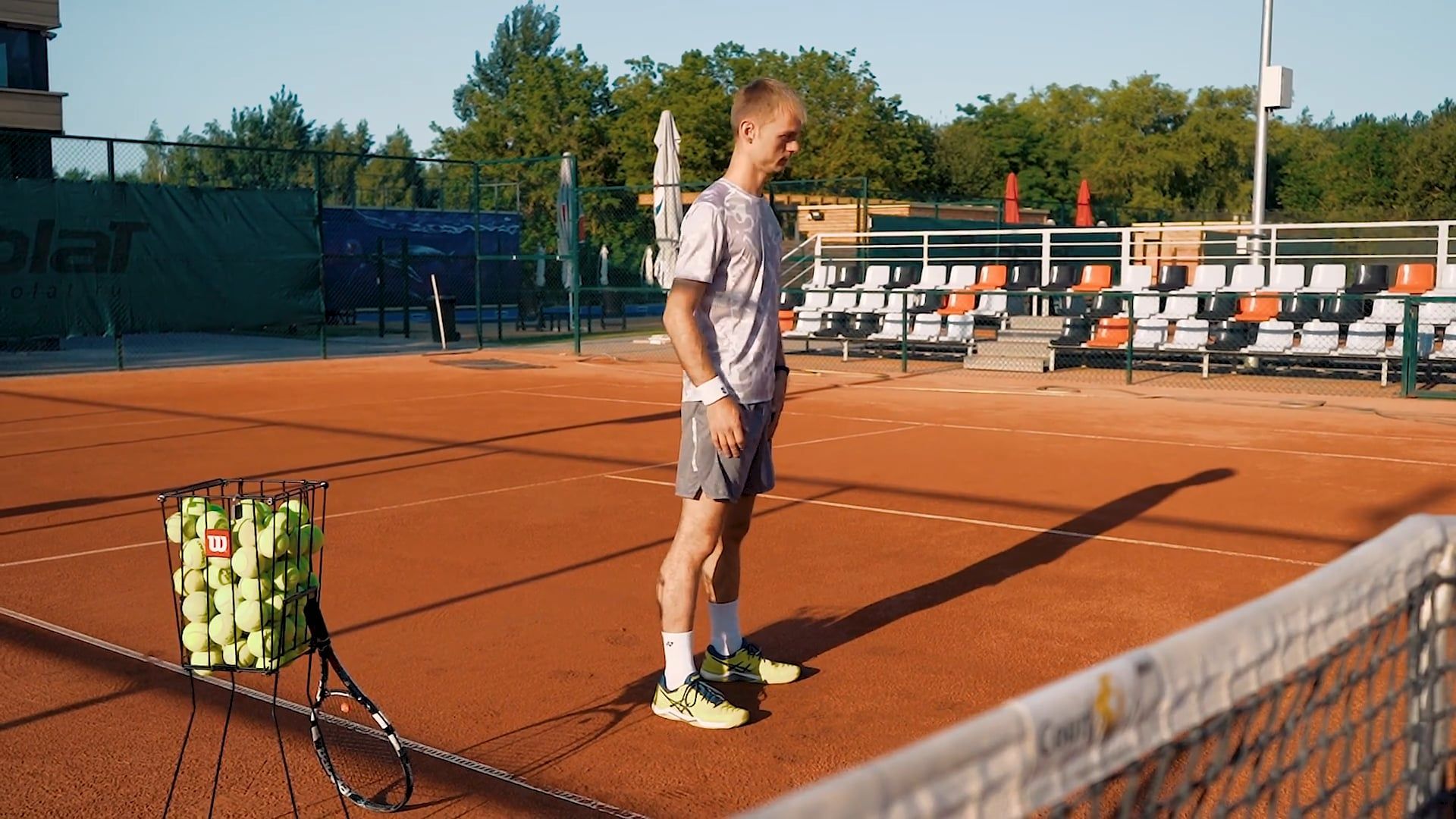 A Tennis Player Stretching Free Stock Video Footage, Royalty-Free 4K ...