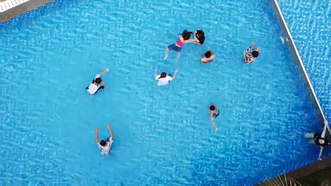 People Having Fun at a Pool Free Stock Video Footage, Royalty-Free 4K ...