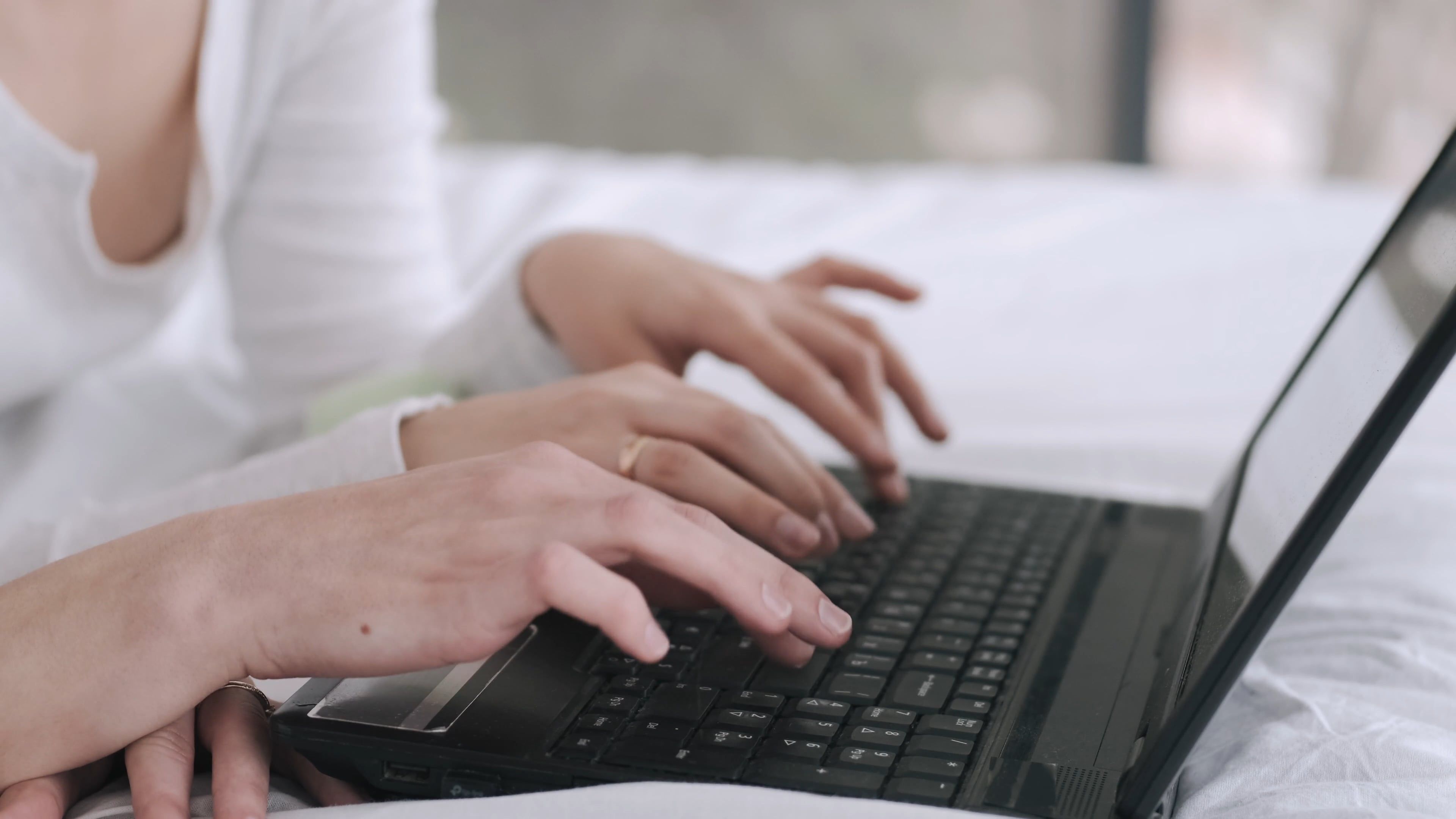 People Typing in Laptop Together Free Stock Video Footage, Royalty-Free ...