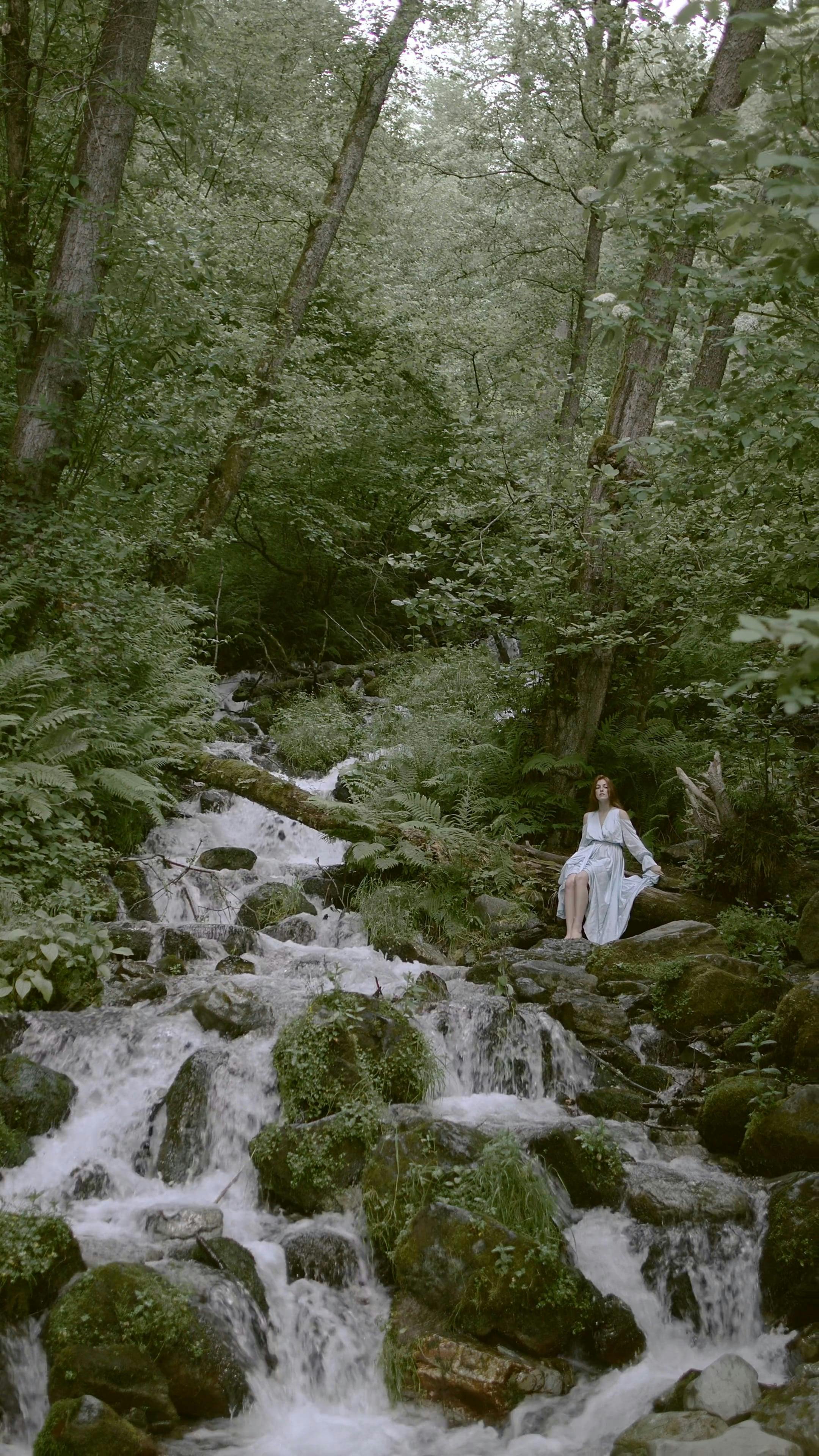 Woman Waterfall Posing Videos, Download The BEST Free 4k Stock Video ...