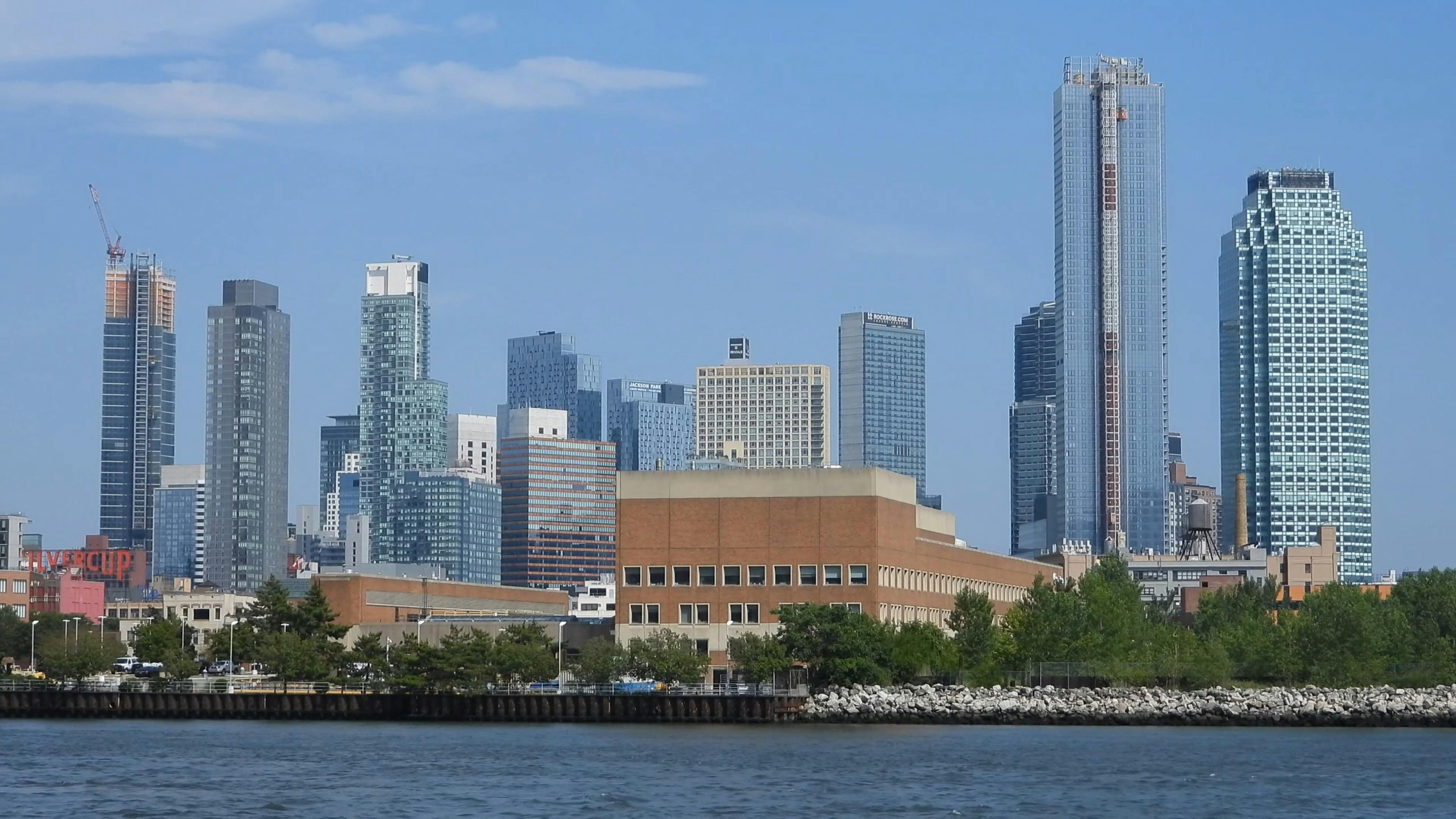 Buildings in the City from a Distance Free Stock Video Footage, Royalty ...