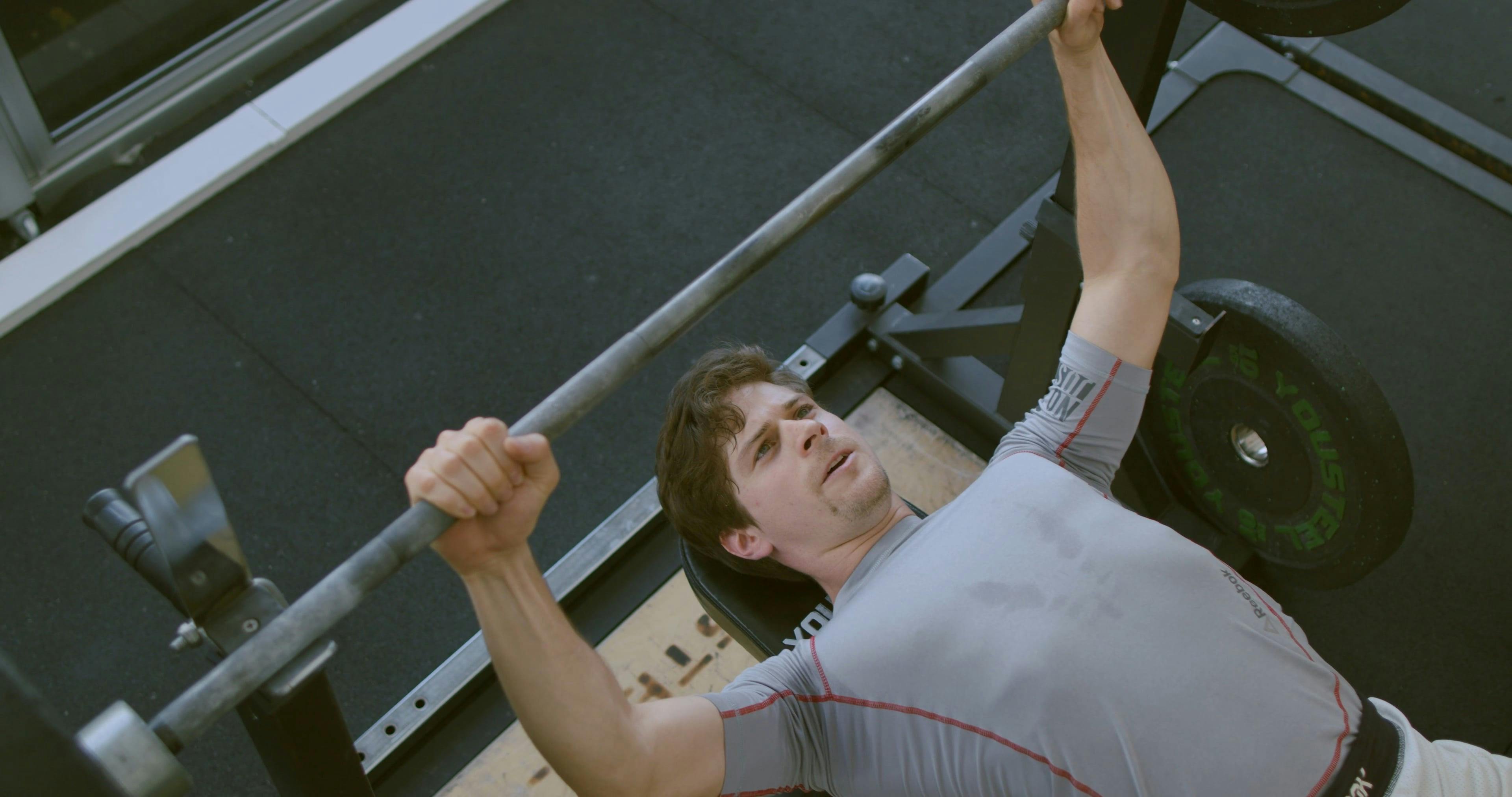 Man Working Out at the Gym · Free Stock Video