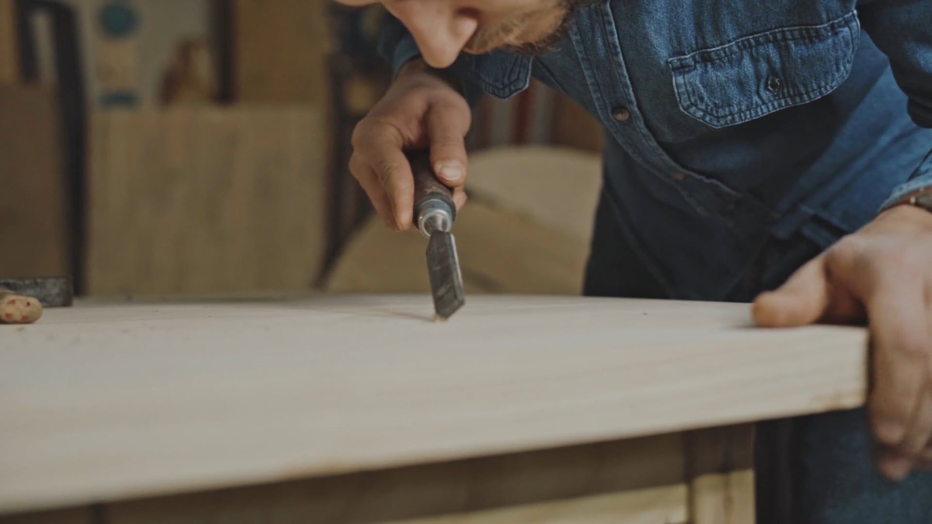 Man Using a Chisel Free Stock Video Footage, Royalty-Free 4K & HD Video ...
