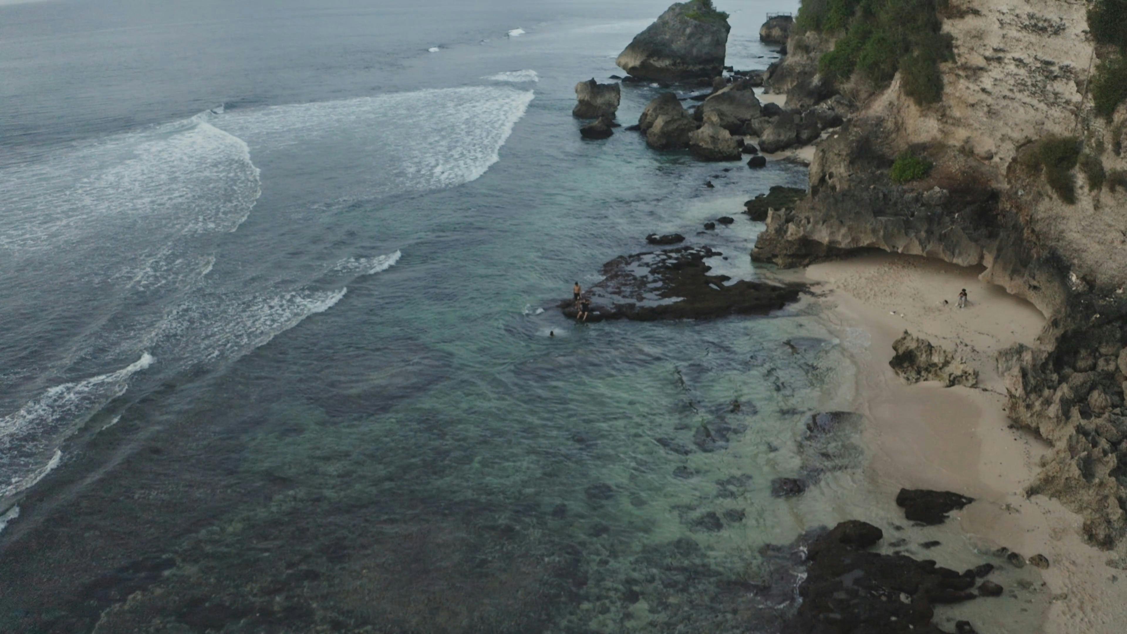 Drone Footage of a Beach Free Stock Video Footage, Royalty-Free 4K & HD ...