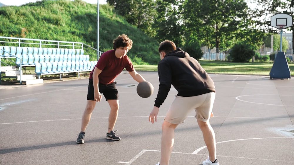 A Man Dribbling A Ball · Free Stock Video