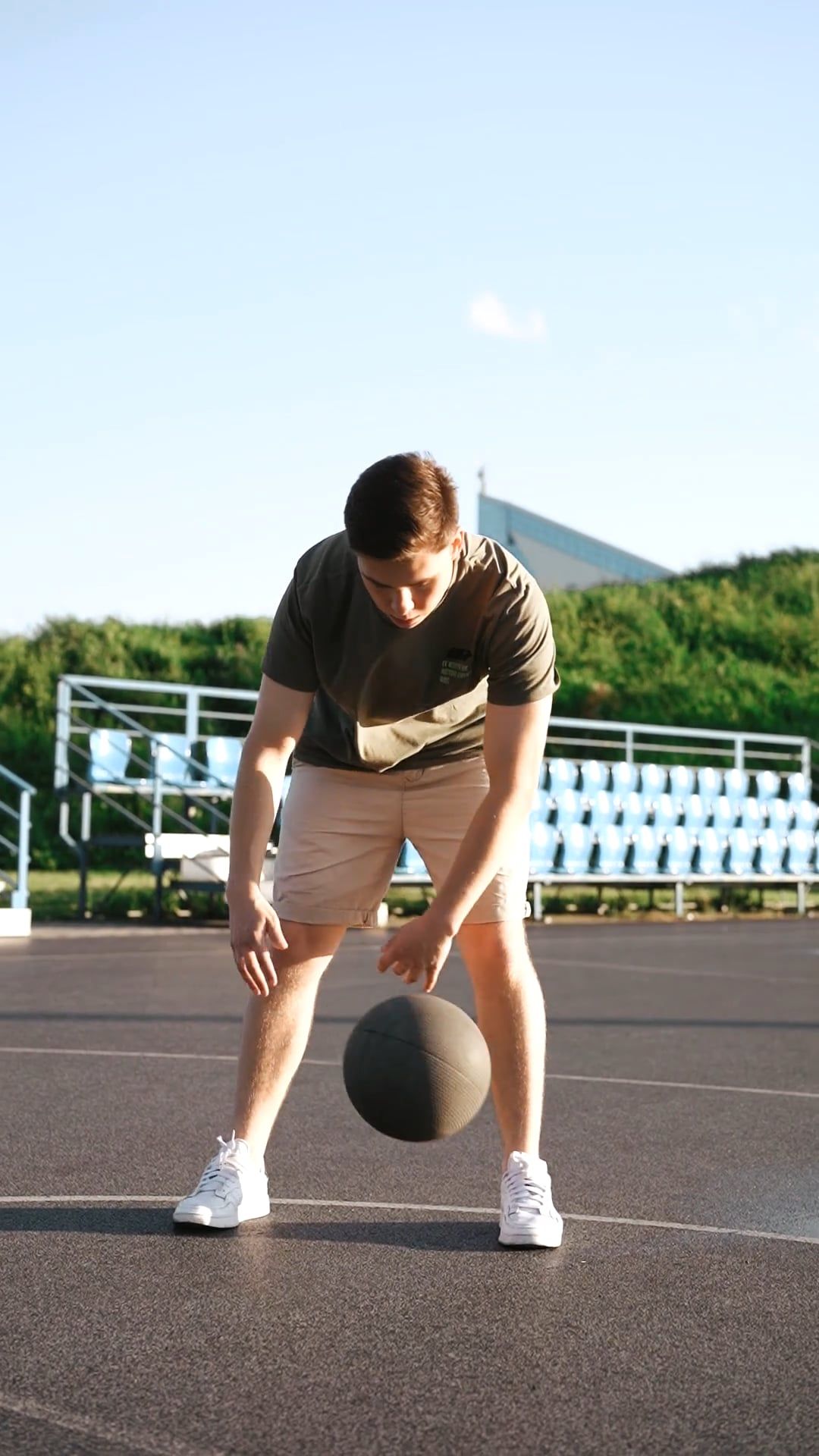Person Dribbling the Basketball Free Stock Video Footage, Royalty-Free ...