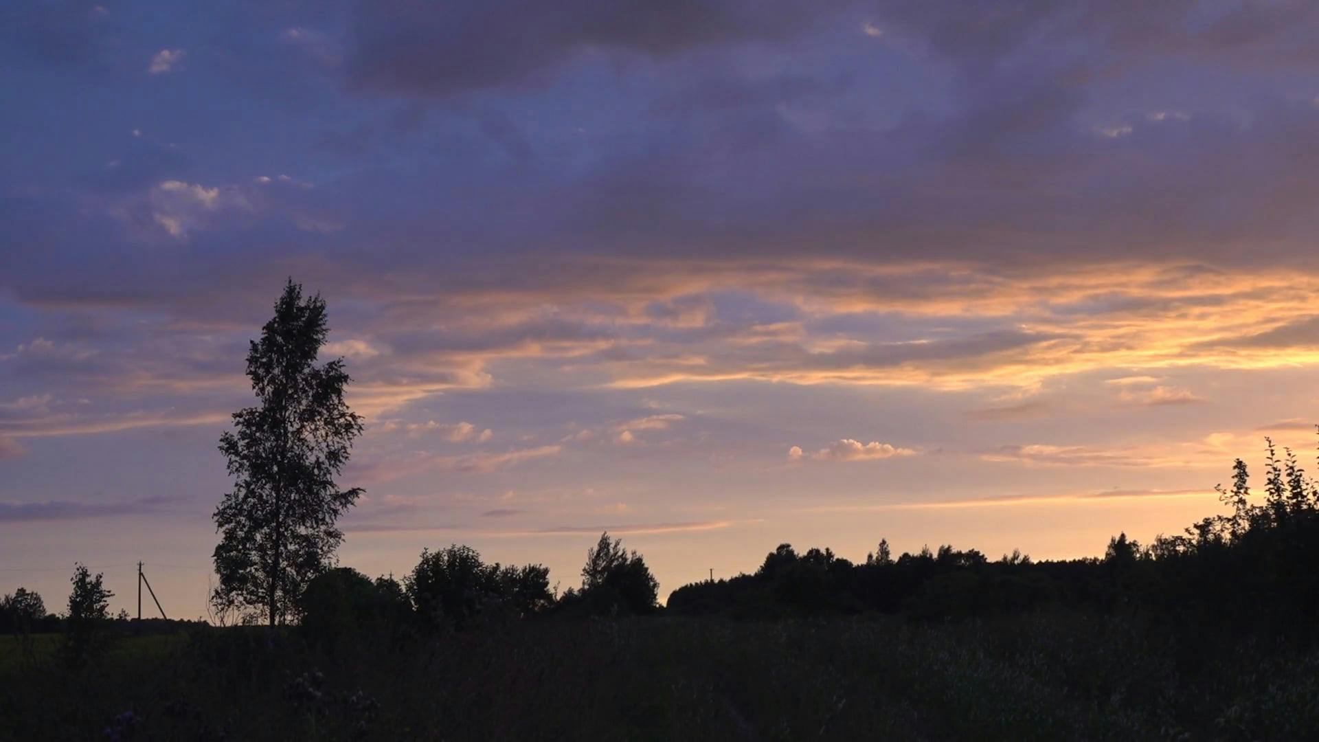 Beautiful Time Lapse Of Sunset · Free Stock Video