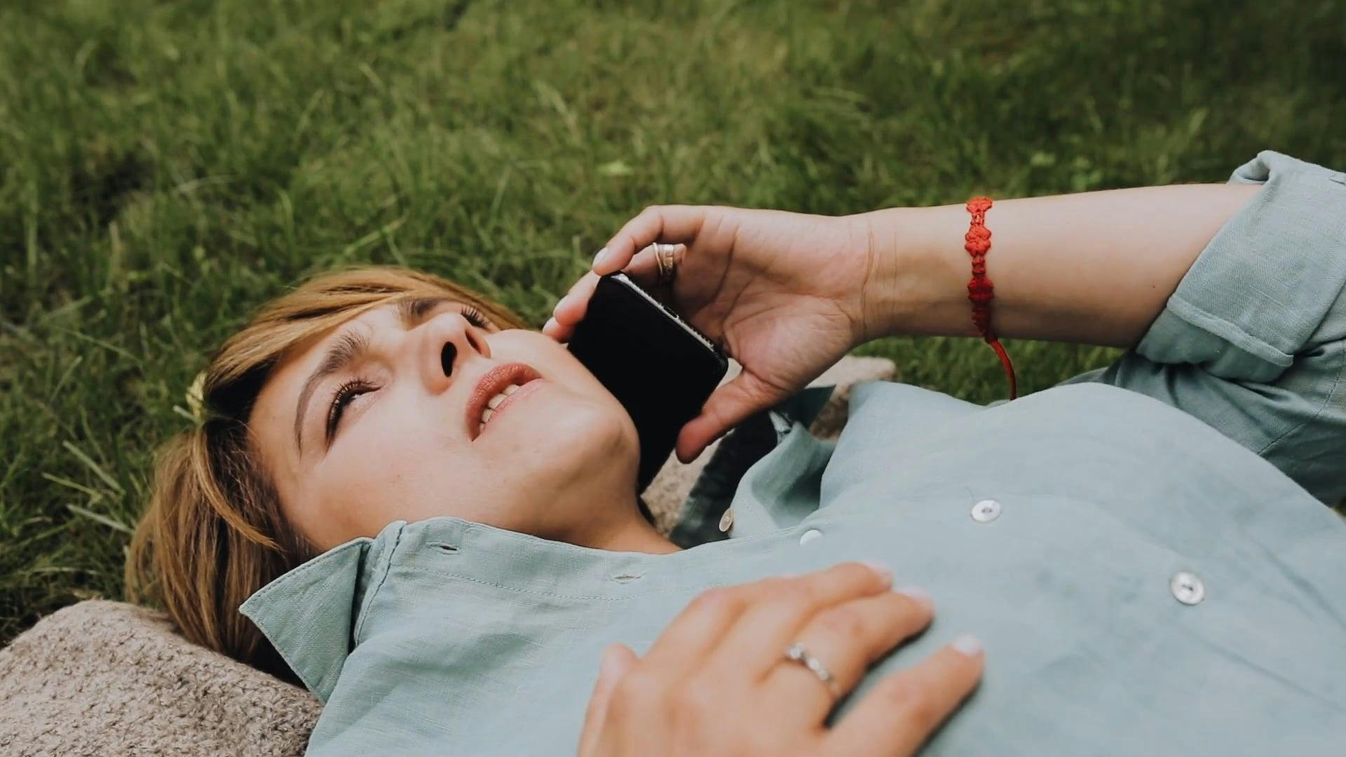 Close-up Of A Man Talking Privately On His Cellphone Free Stock Video ...