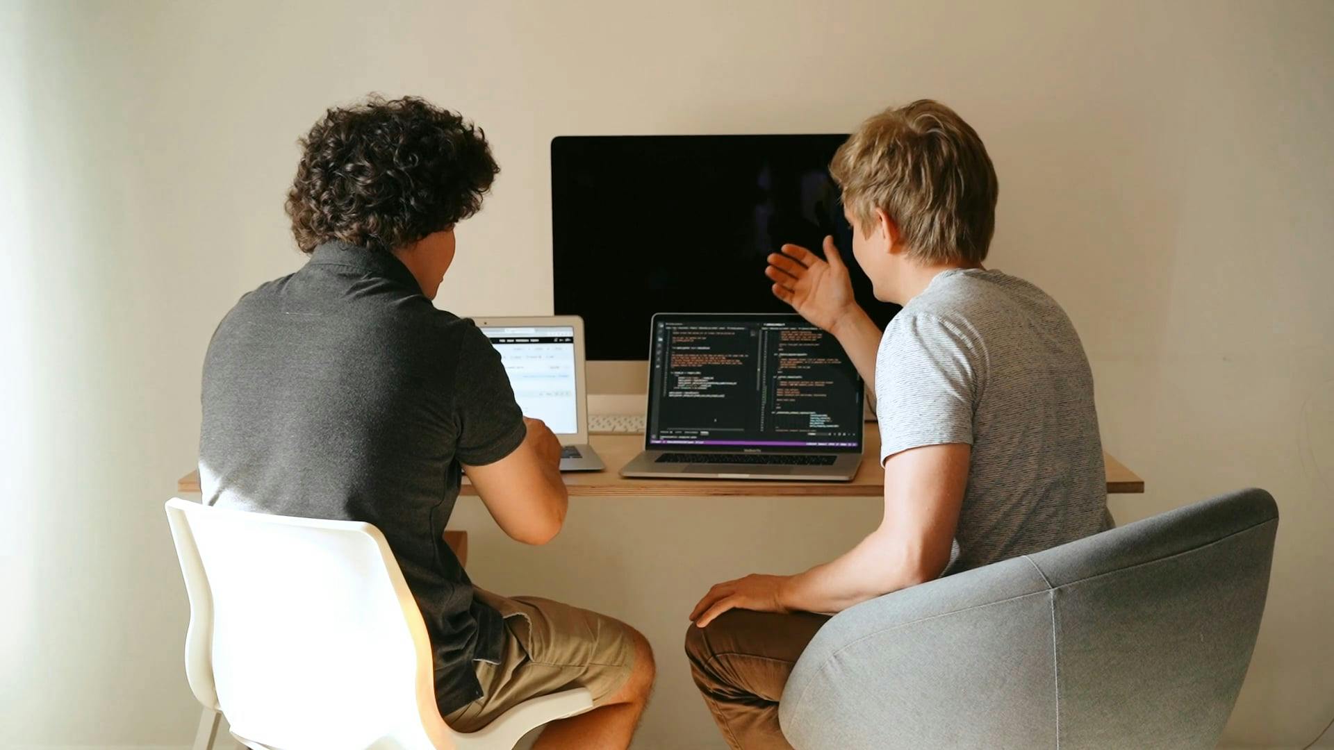 Programmers Working and Sharing Ideas Free Stock Video Footage, Royalty ...