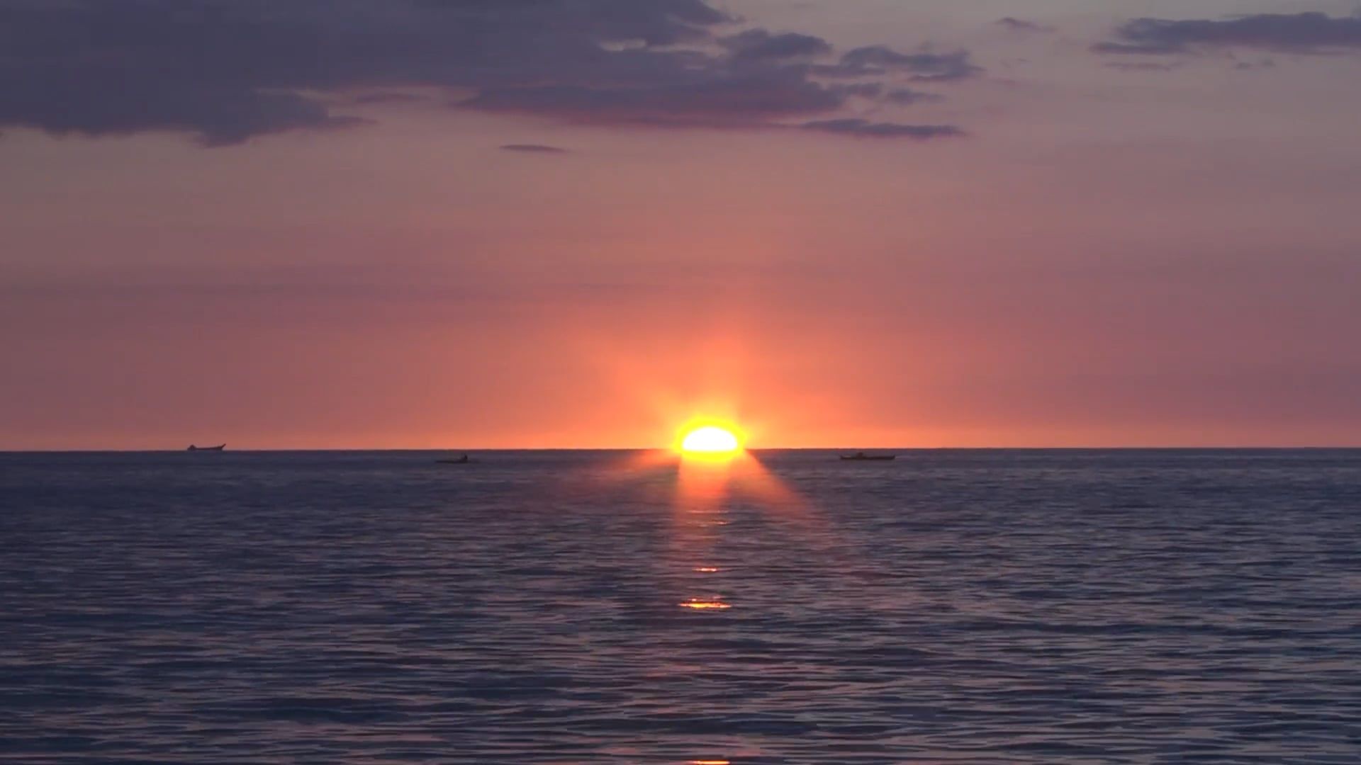 Seascape Scenery During Golden Hour Free Stock Video Footage, Royalty ...