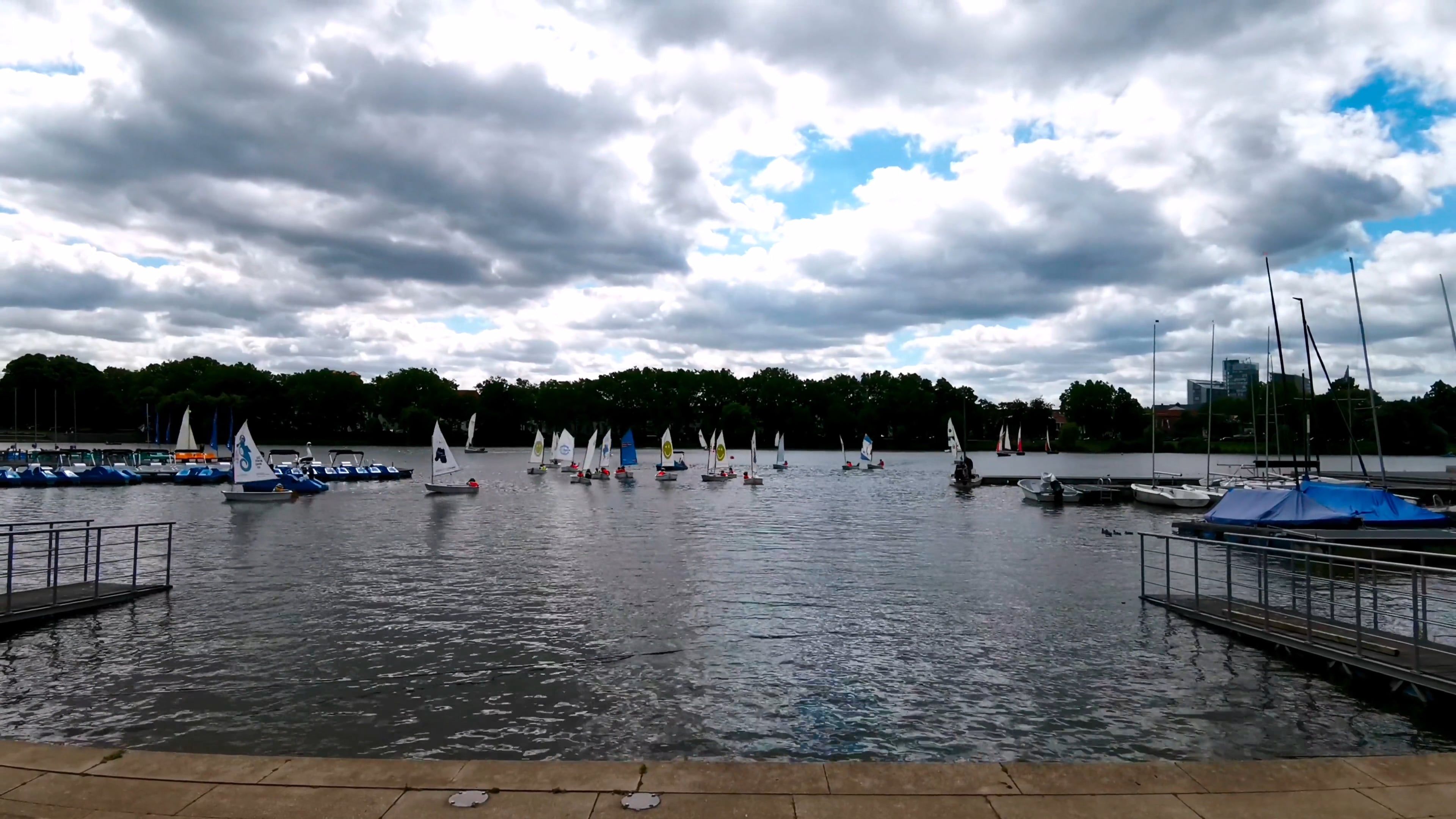 Sailing Boats at the Lake Free Stock Video Footage, Royalty-Free 4K ...