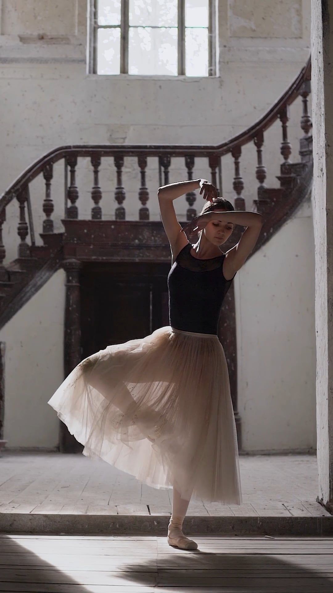 Woman Dancing Inside the Old House Free Stock Video Footage, Royalty ...