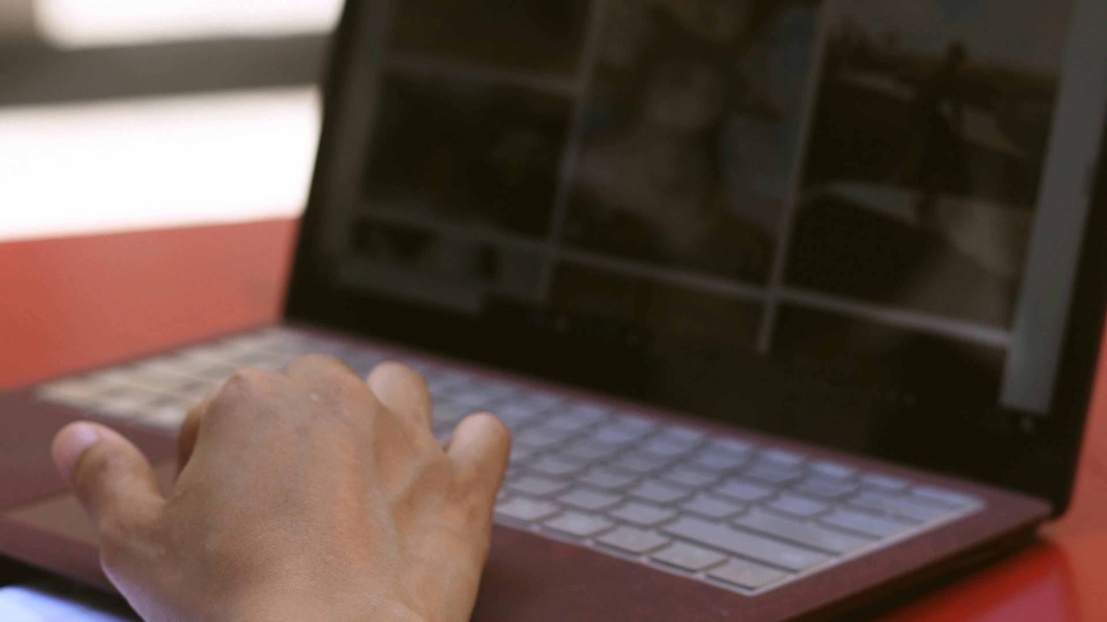 Person Scrolling on Laptop Touchpad Free Stock Video Footage, Royalty ...