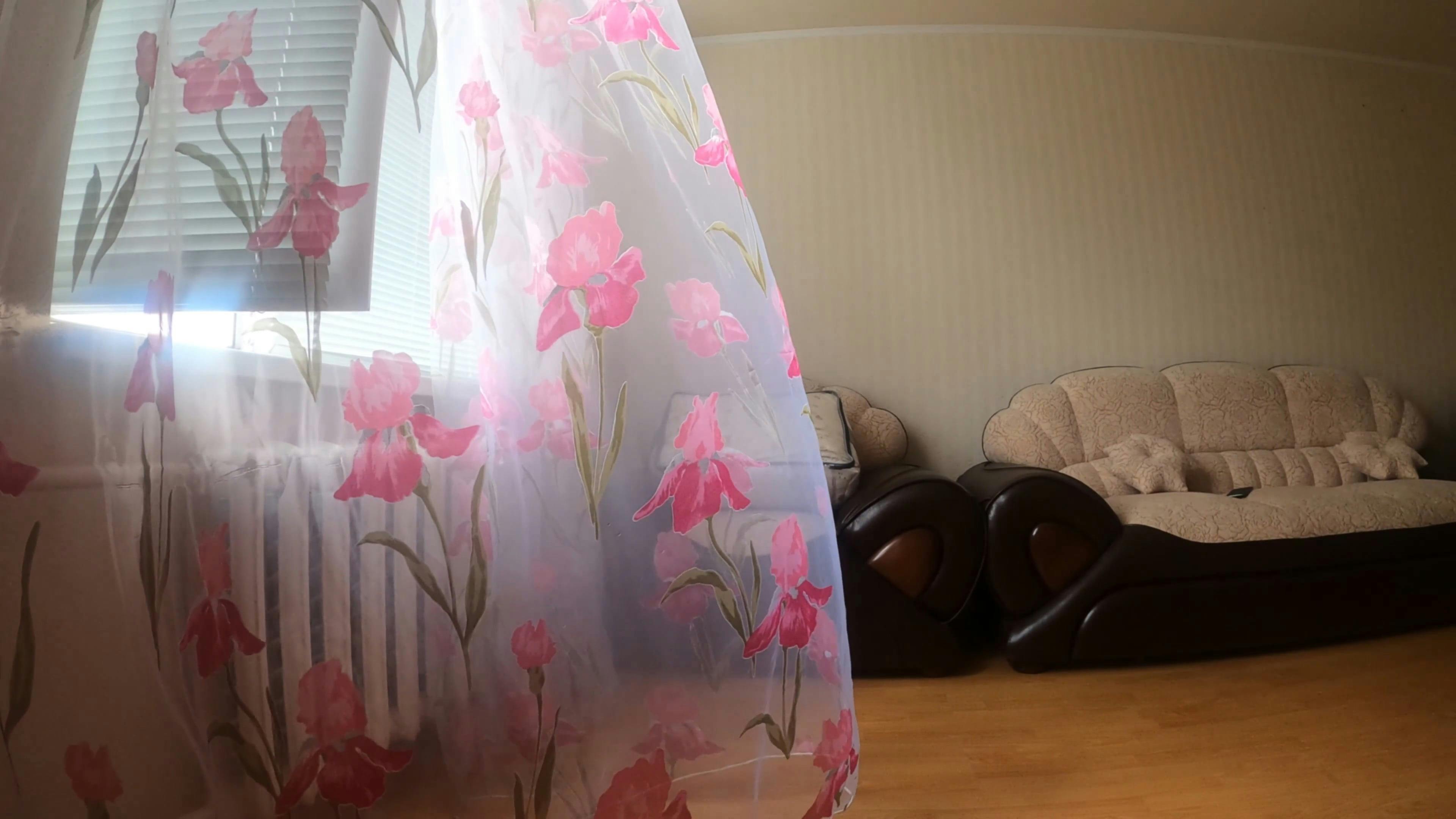 Wind Blowing on the Curtain · Free Stock Video