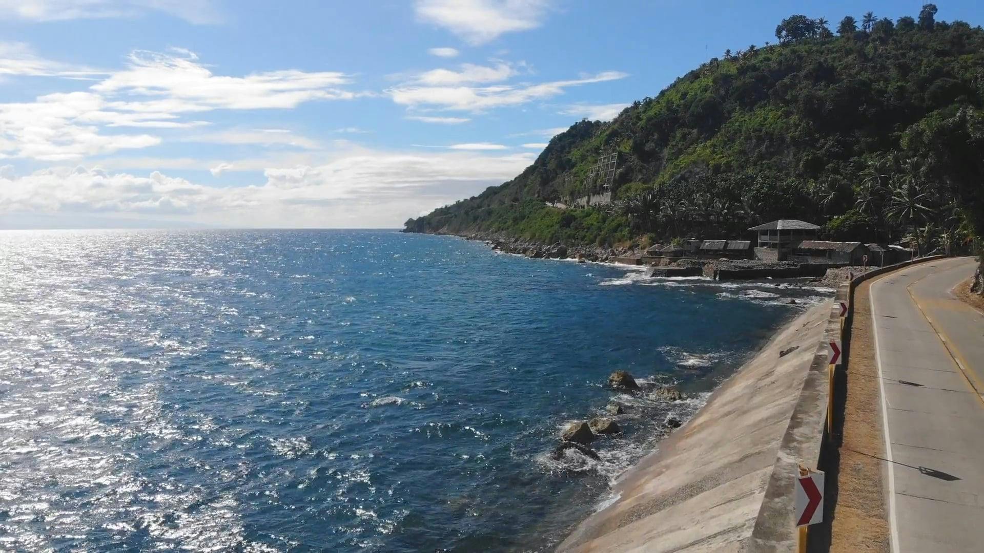 Drone Shot Of Ocean Free Stock Video Footage, Royalty-Free 4K & HD ...