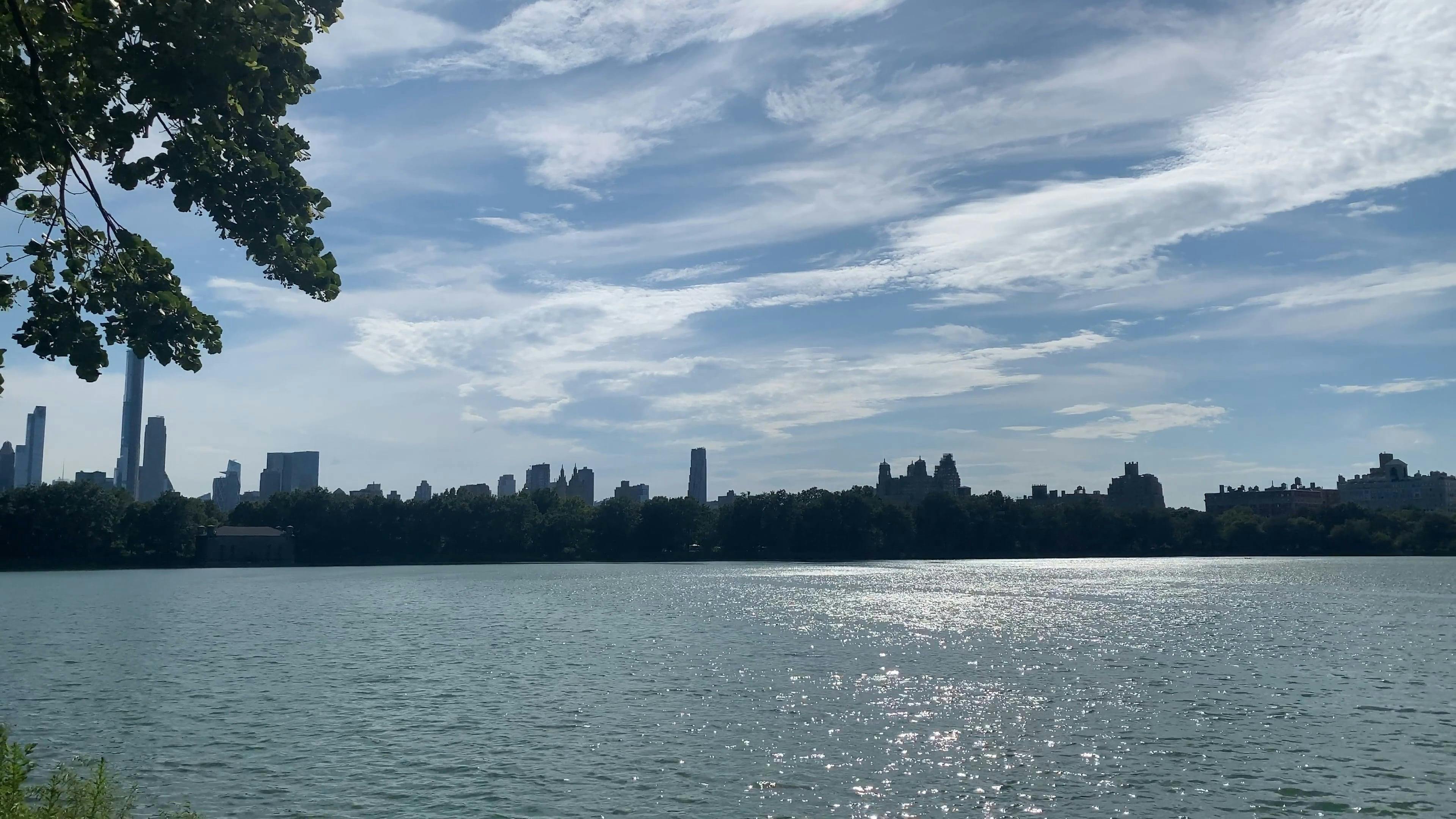 Distorted Reflections Of A Lake Surrounding On Its Water Surface Free ...