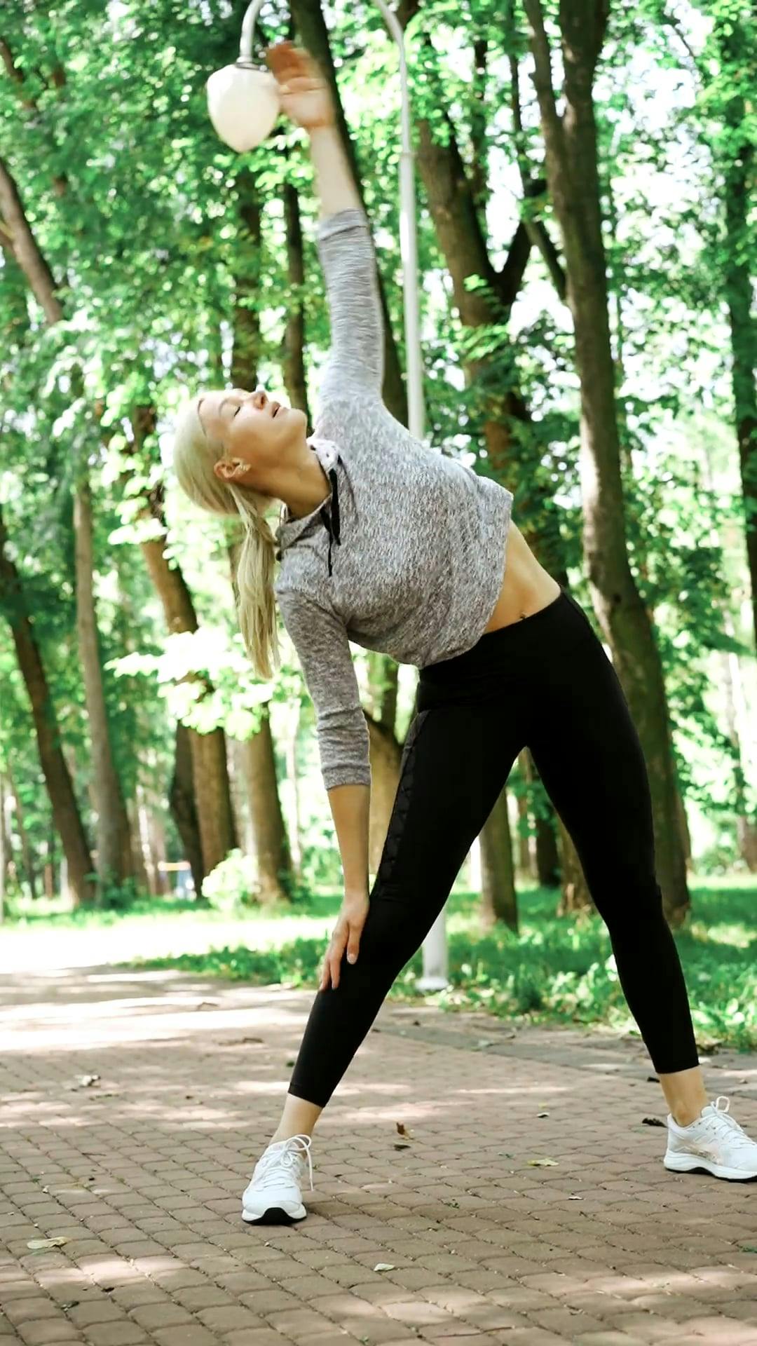 Woman Exercising Using Exercise Band · Free Stock Video