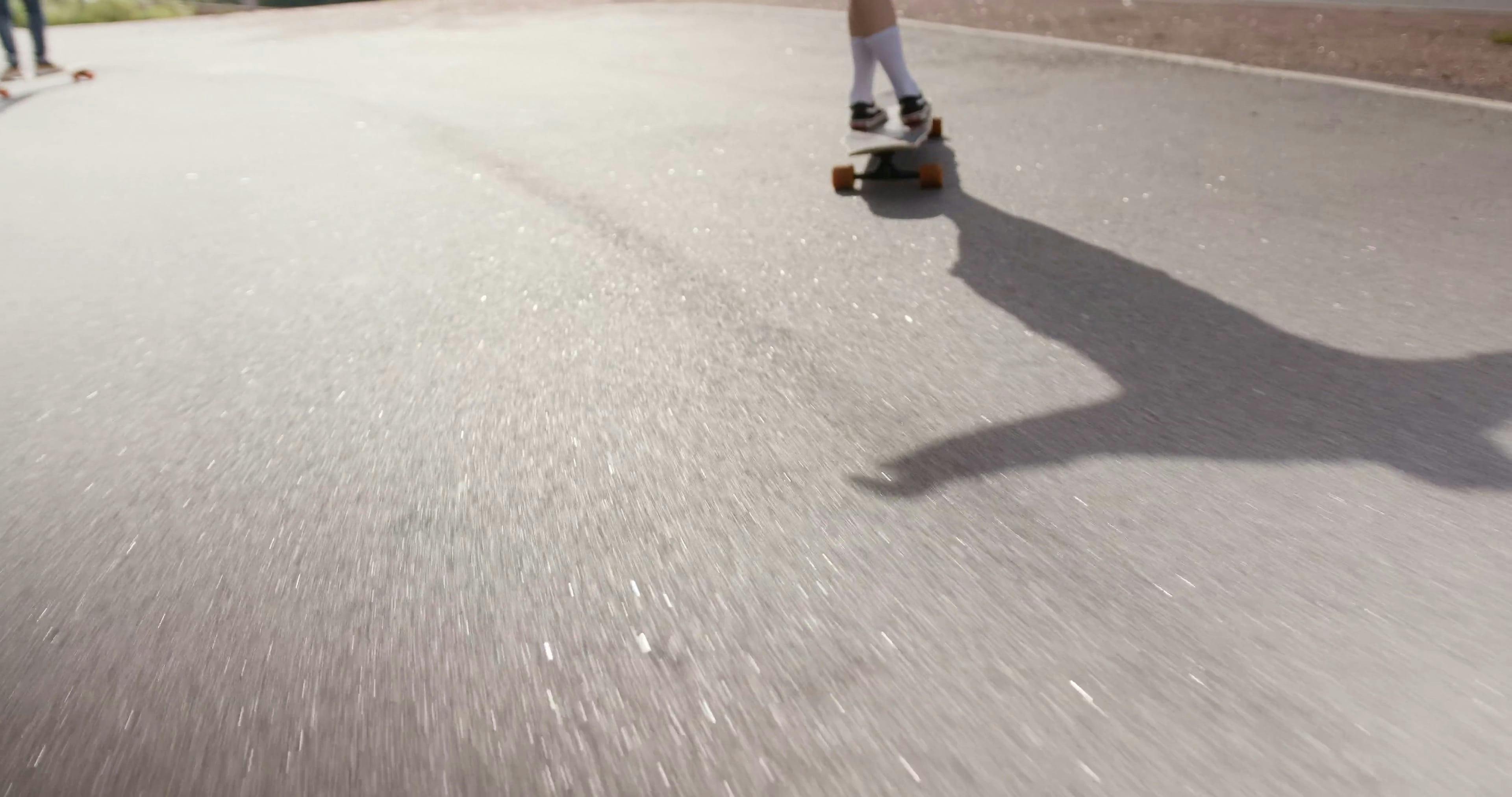 Girl Riding a Longboard Free Stock Video Footage, Royalty-Free 4K & HD ...