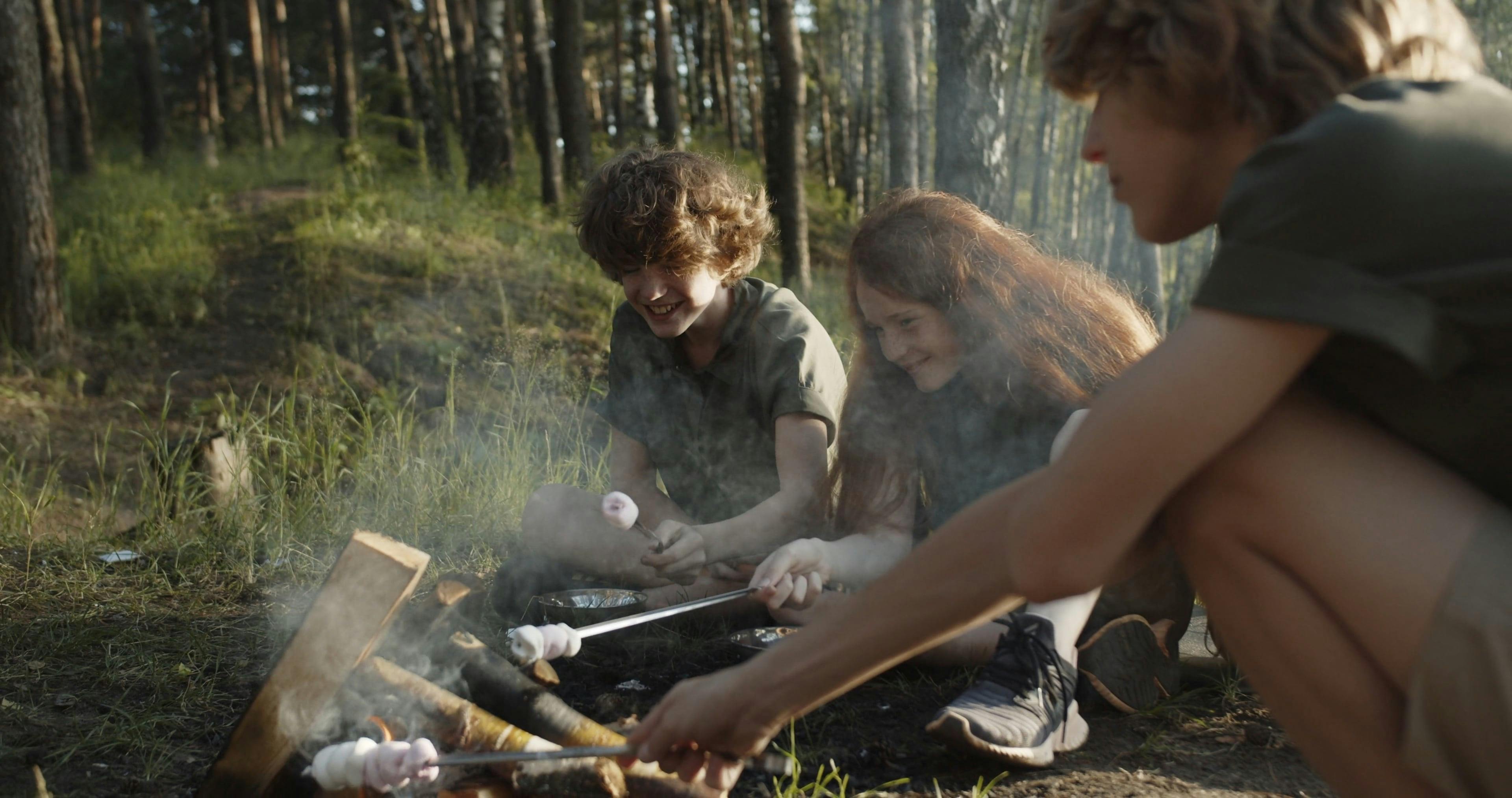 Video Of Kids Camping Free Stock Video Footage, Royalty-Free 4K & HD ...