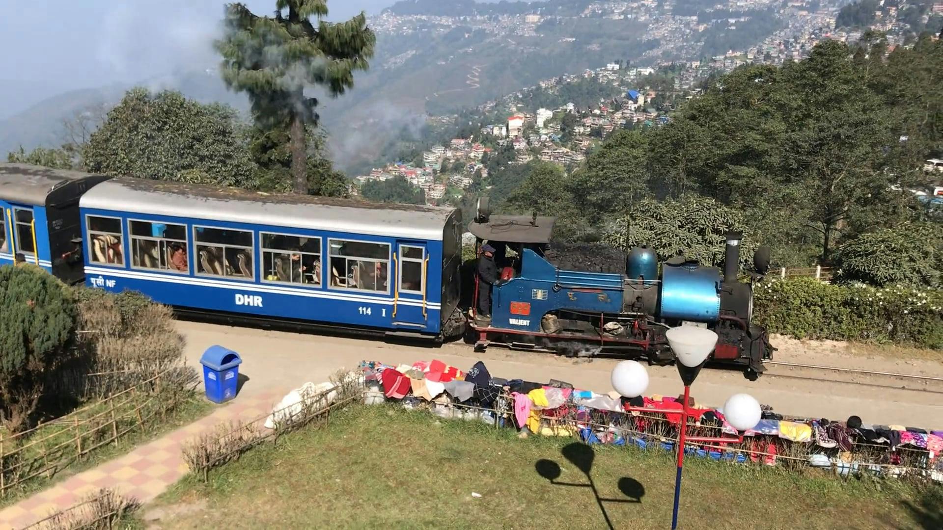 Train in the Mountain · Free Stock Video