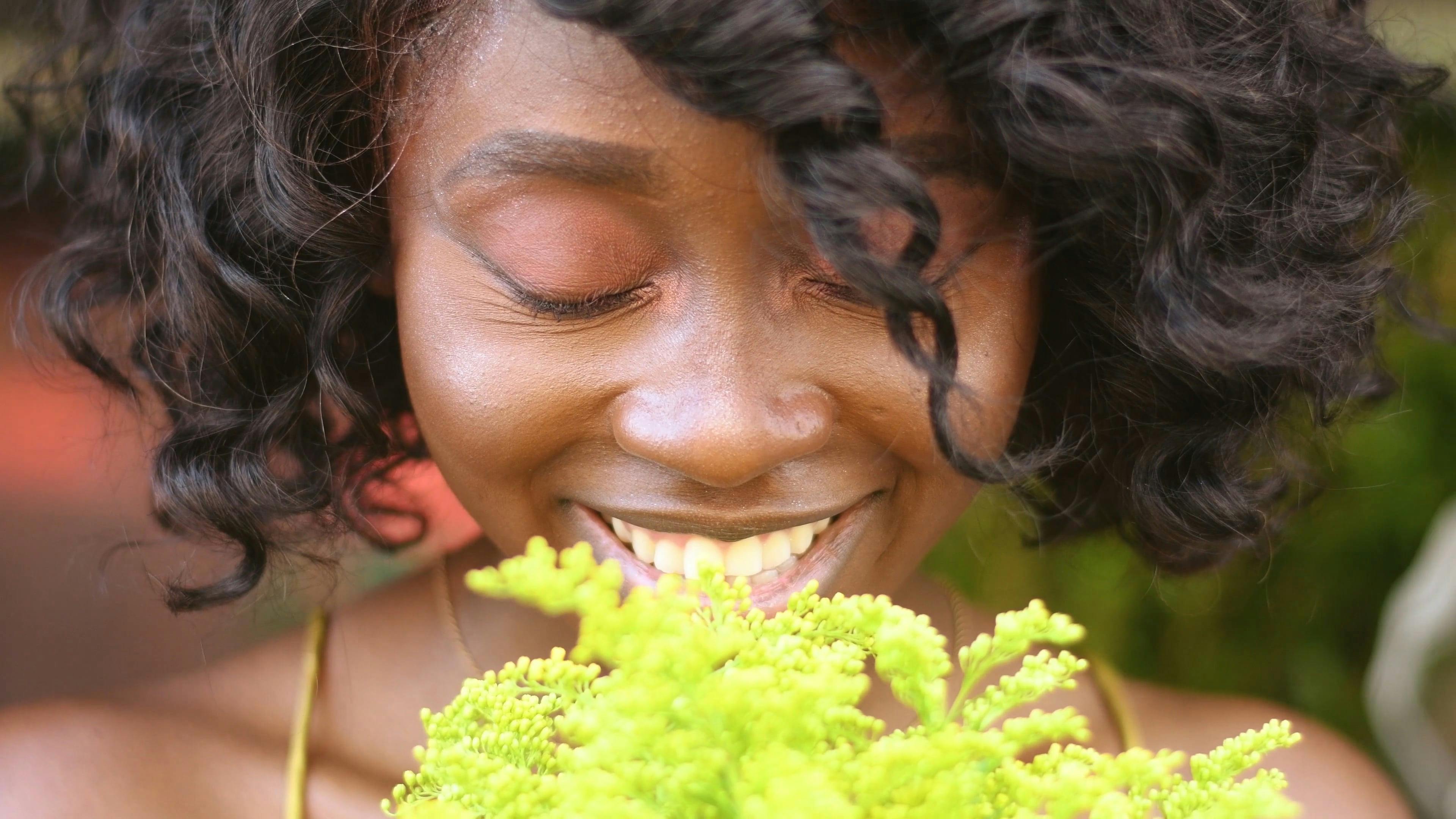 Lady Smelling Flowers Videos, Download The BEST Free 4k Stock Video ...
