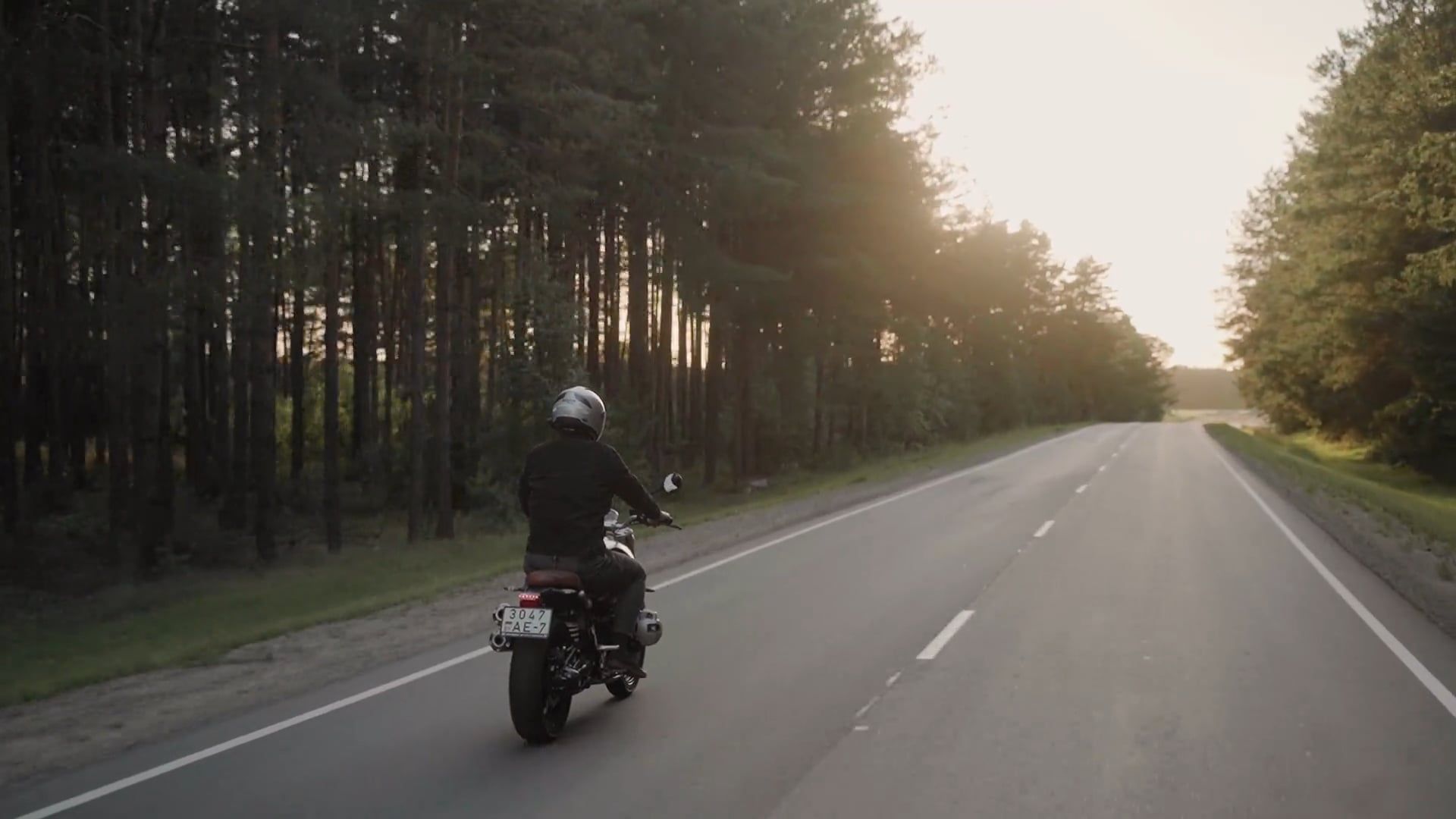 Riding a Motorcycle in the Countryside · Free Stock Video