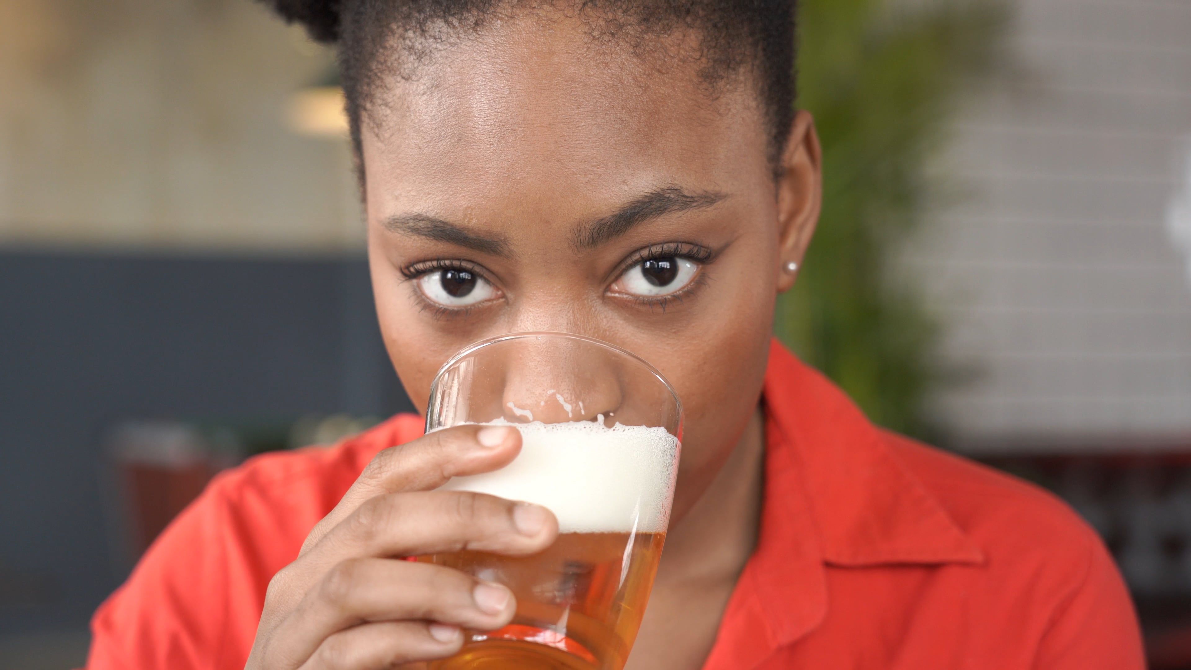 Woman Drinking Beer Free Stock Video Footage, Royalty-Free 4K & HD ...