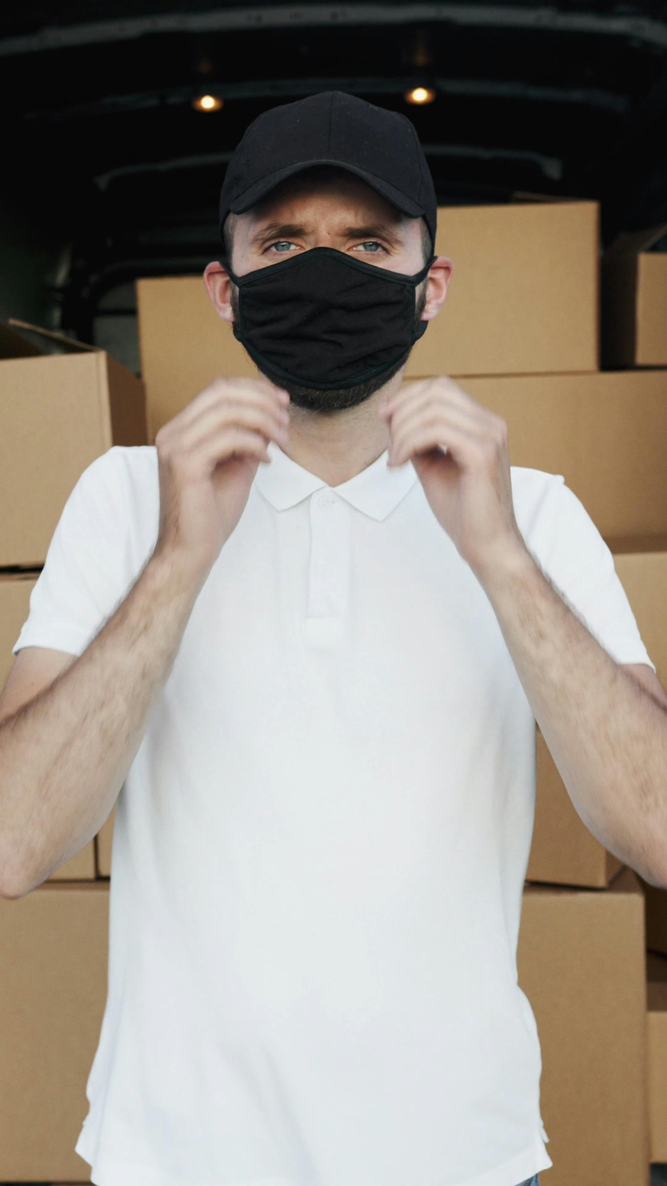 Delivery Boy Taking Correct Courier Box Out Free Stock Video Footage ...