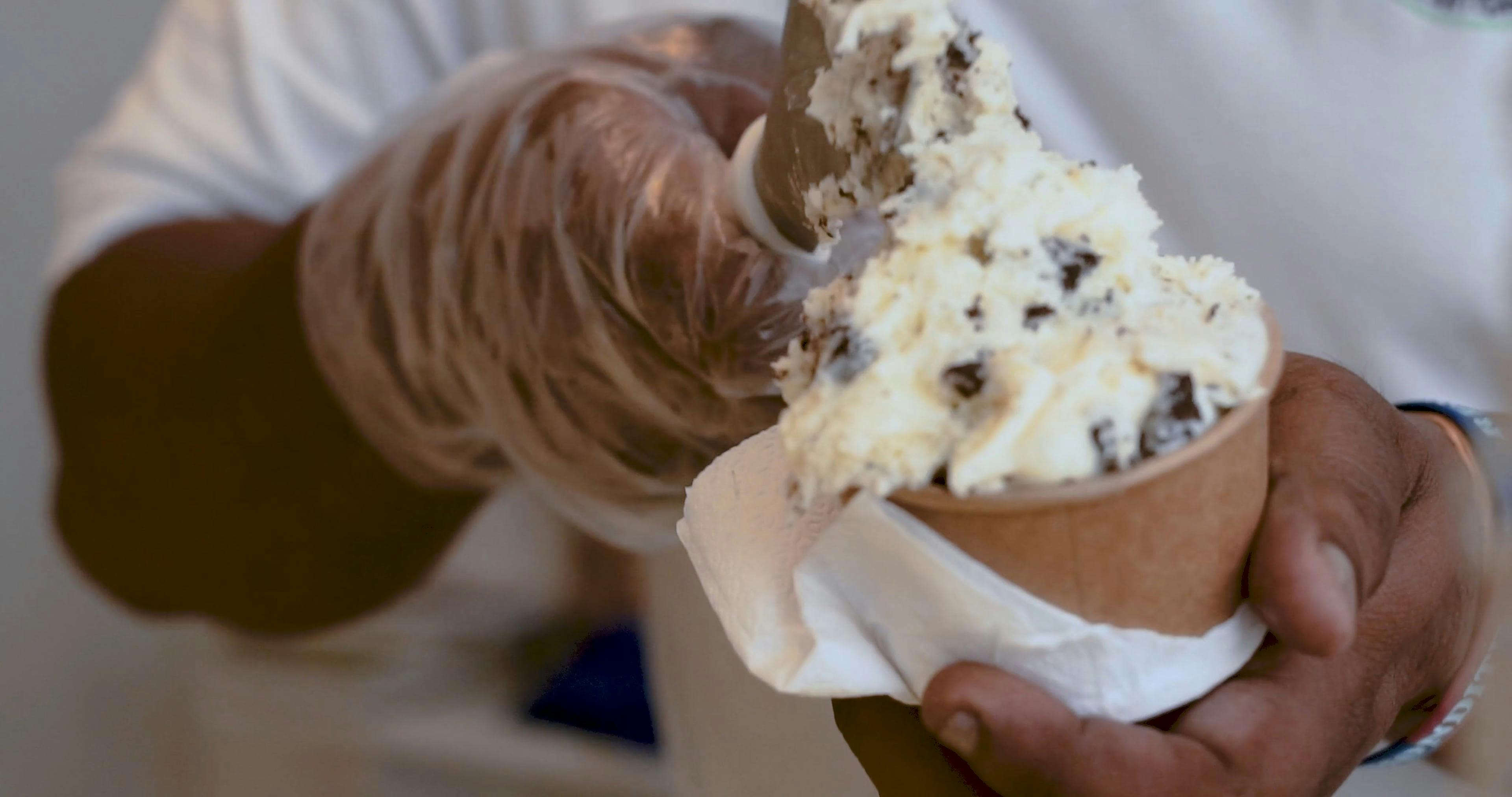 Man Serving an Ice Cream Free Stock Video Footage, Royalty-Free 4K & HD ...