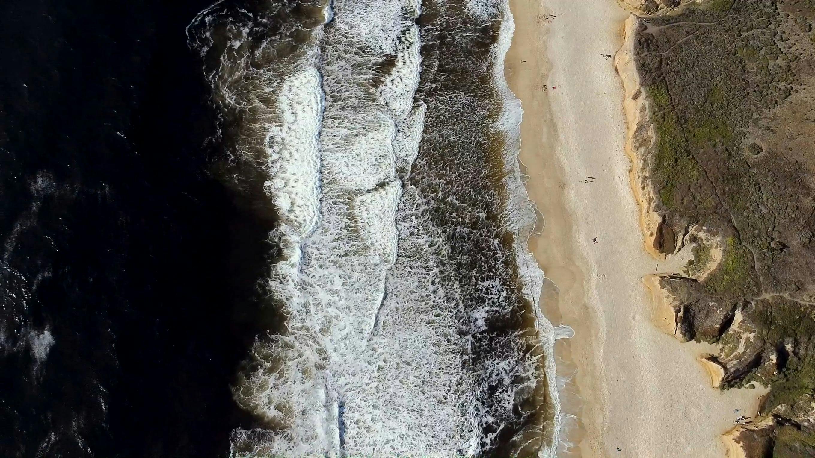 Drone Footage of a Beach Free Stock Video Footage, Royalty-Free 4K & HD ...