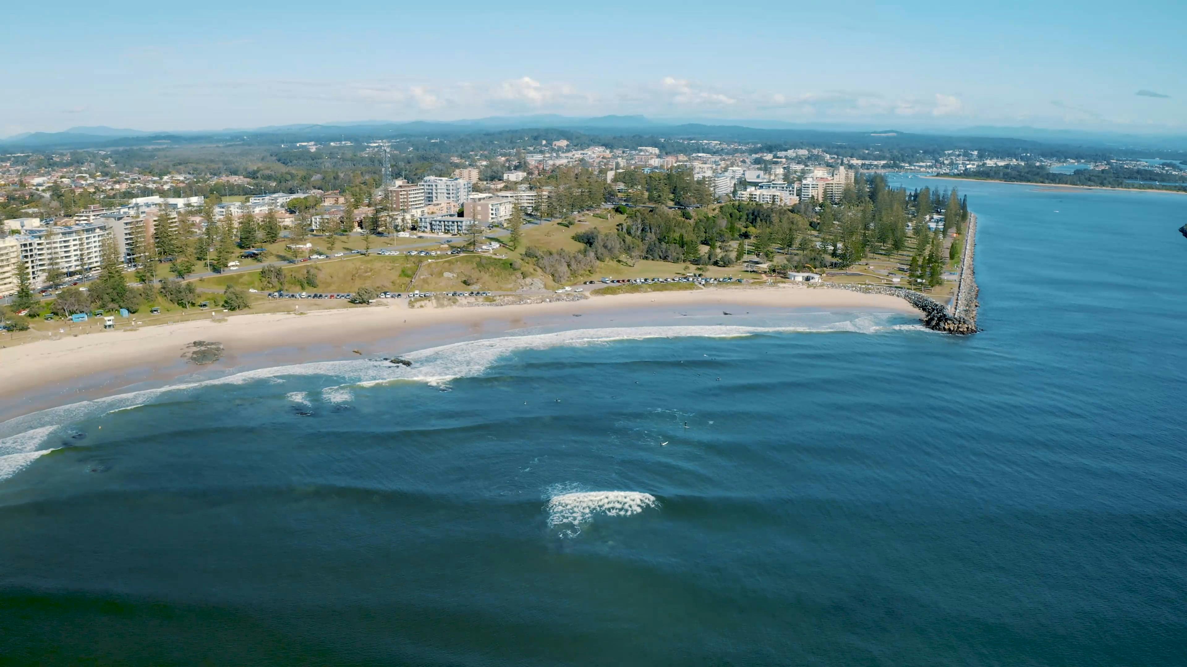 Aerial Shot of a Seashore · Free Stock Video