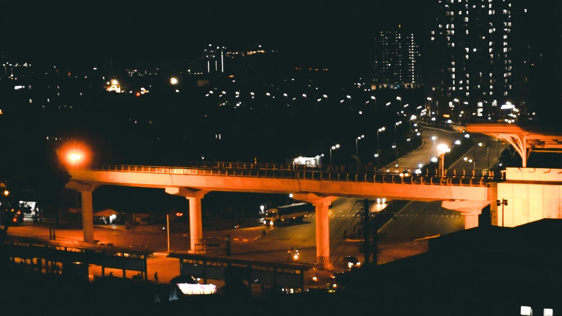 A Road at Night Time Free Stock Video Footage, Royalty-Free 4K & HD ...