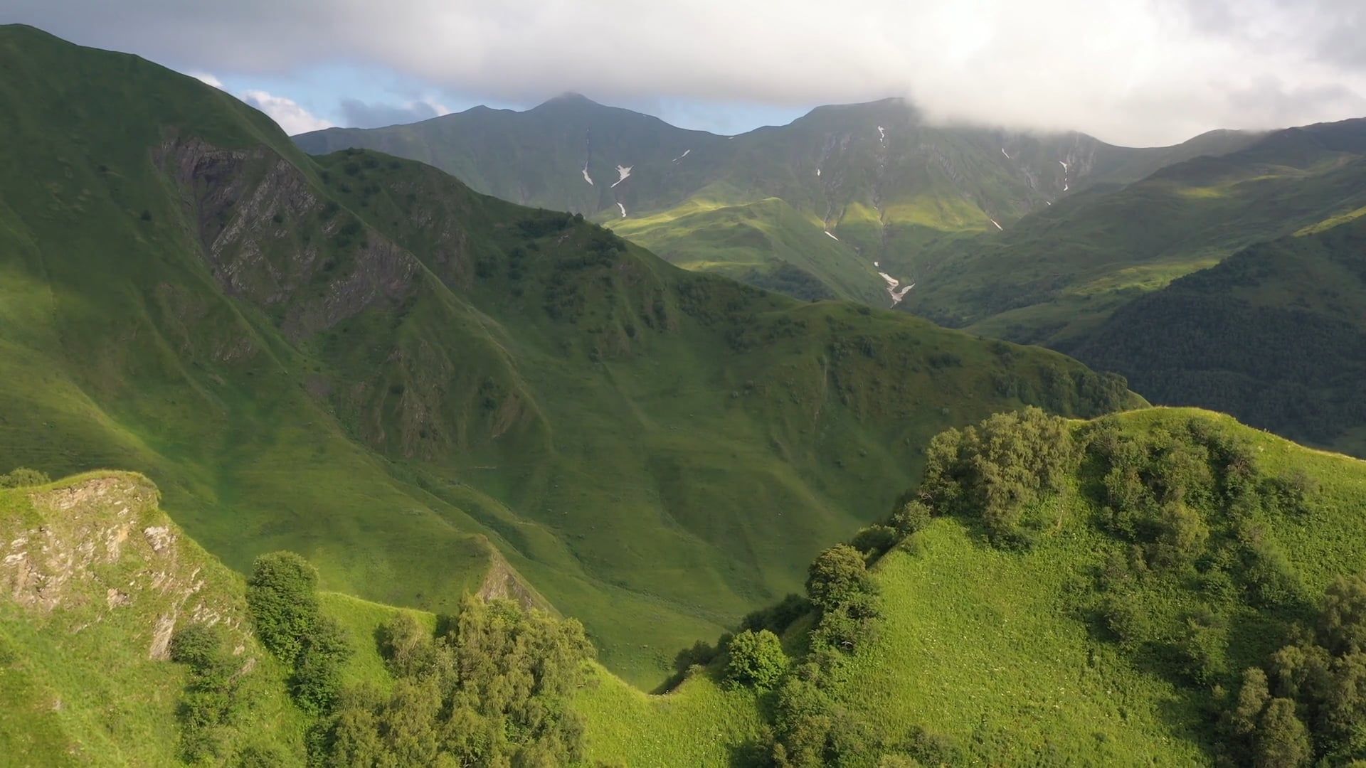 Drone Footage of Mountain Range · Free Stock Video