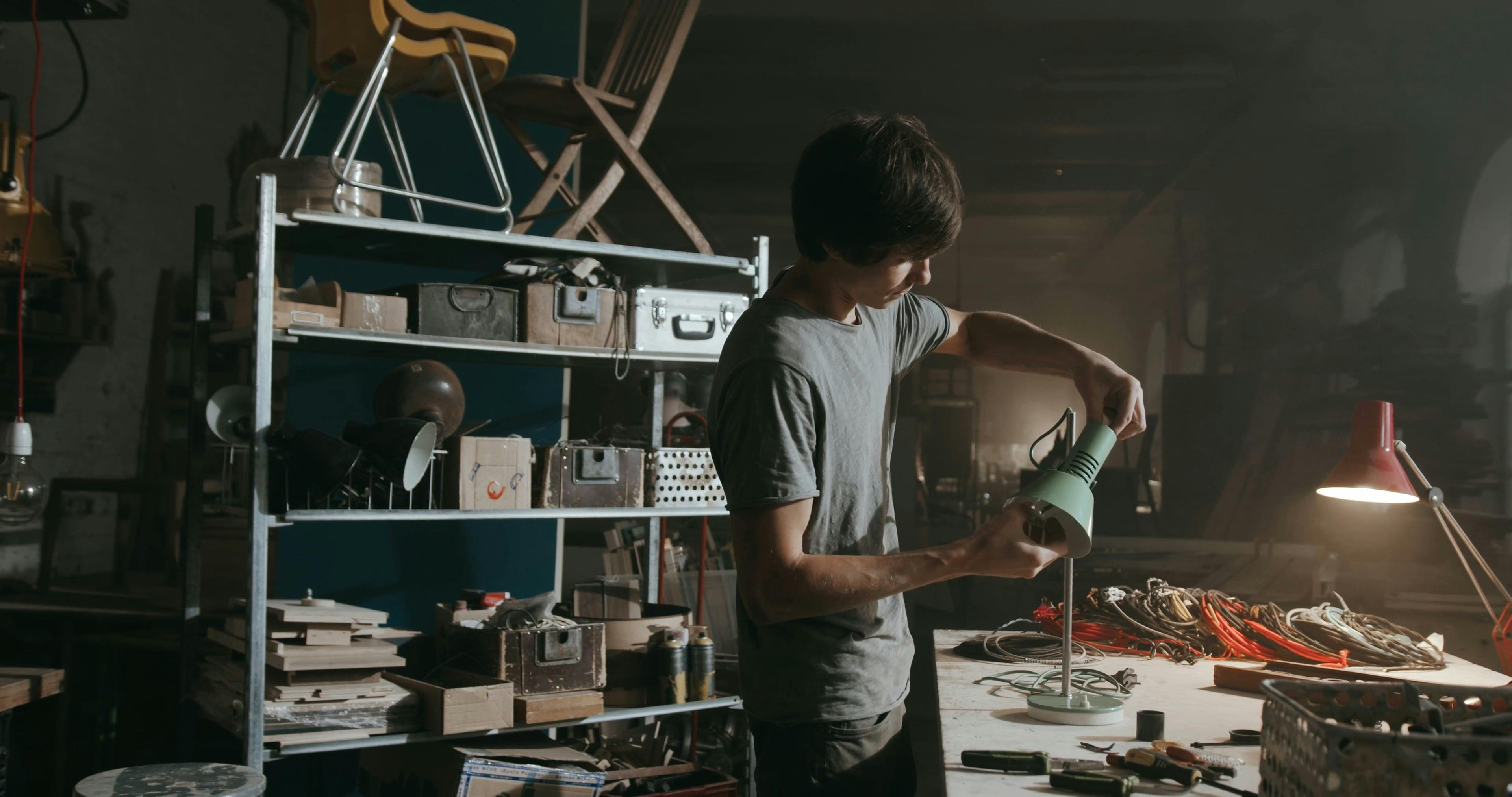 Workshop With Tools And Storage Videos, Download Free 4k Stock Video ...