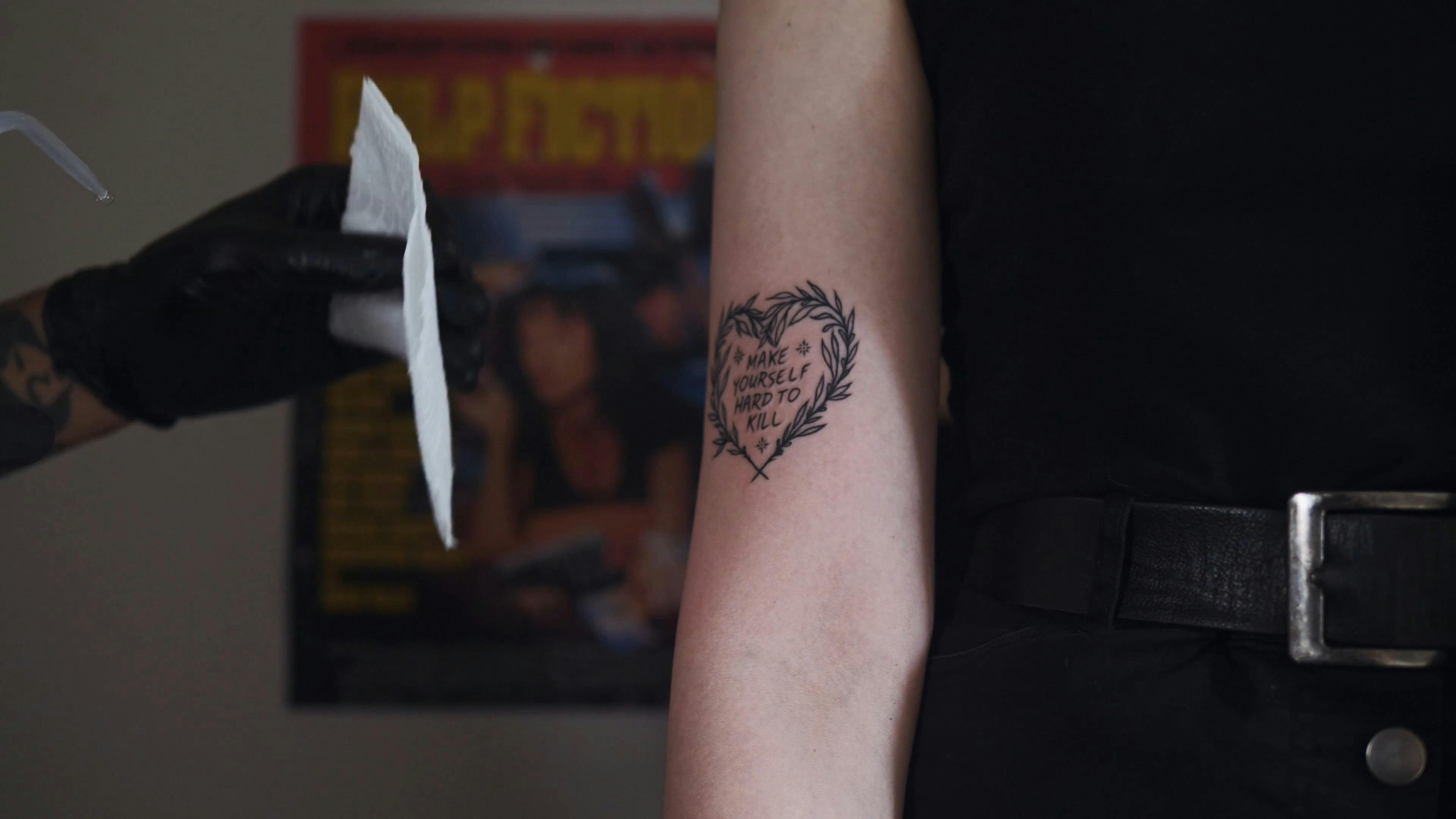 Person Cleaning the Tattoo Free Stock Video Footage, Royalty-Free 4K ...