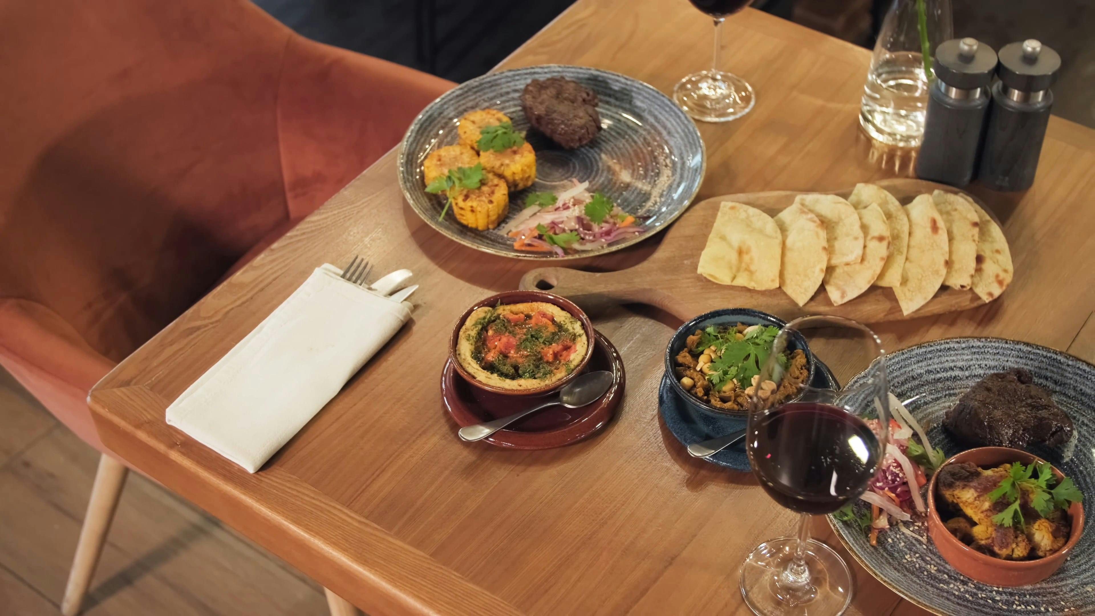 Food on the Table Free Stock Video Footage, Royalty-Free 4K & HD Video Clip