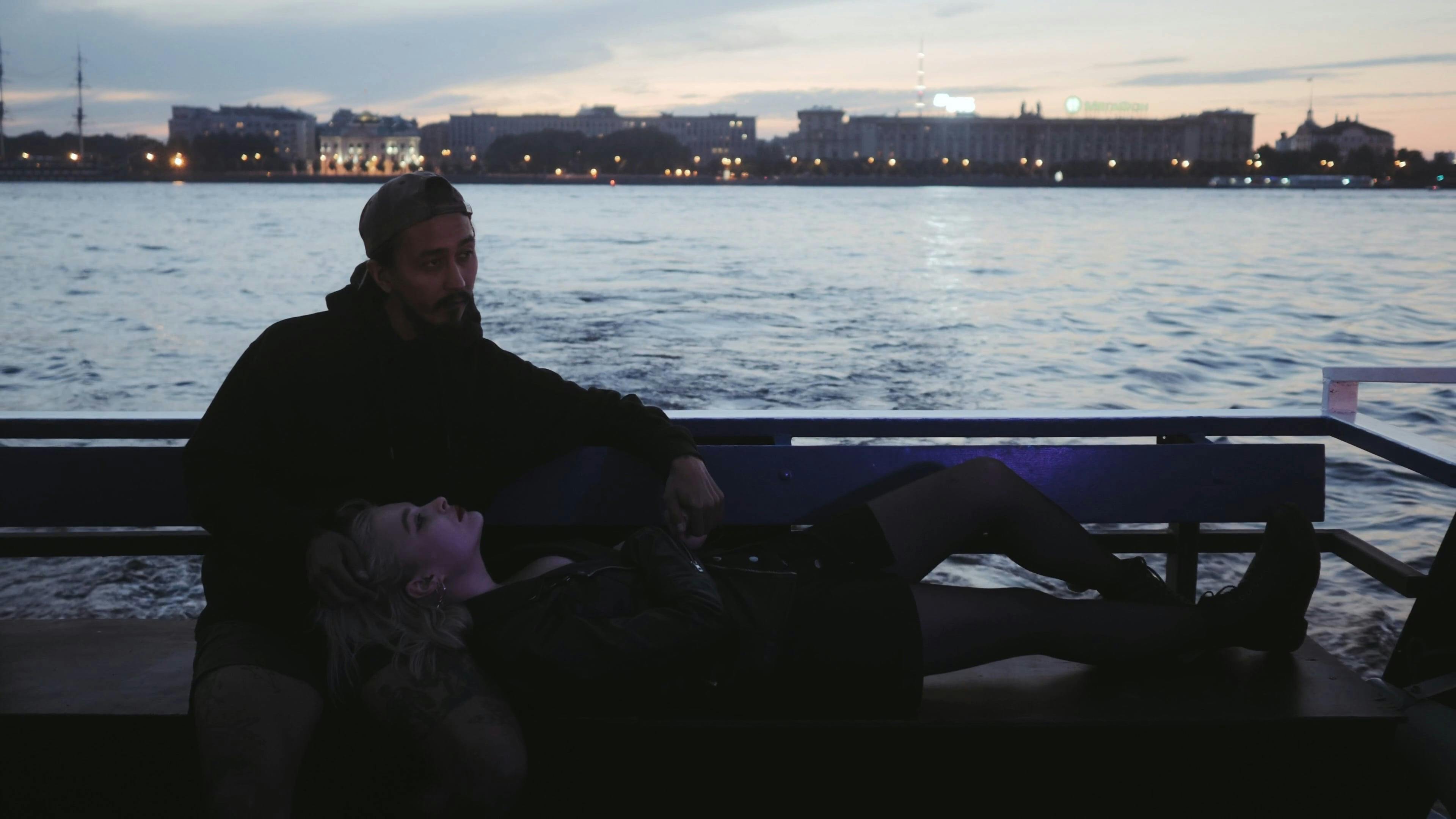 Couple on a Romantic Boat Ride · Free Stock Video