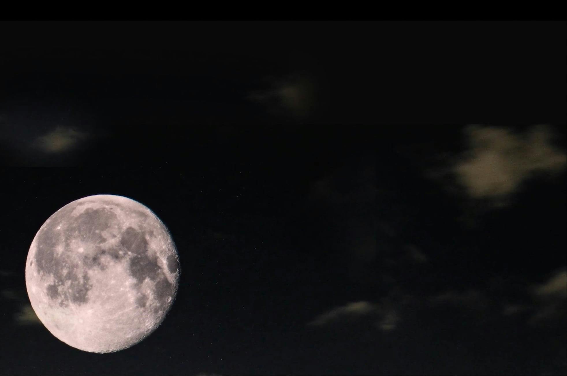 Time Lapse Video of the Moon Going Down Free Stock Video Footage ...