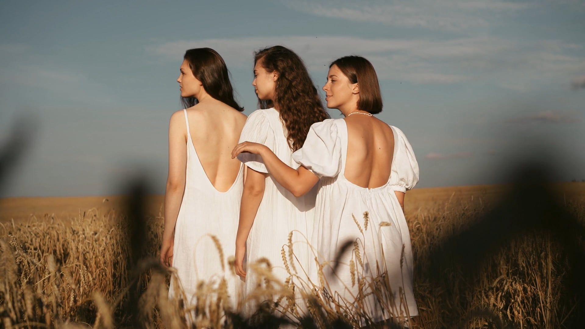 Pretty Young Women Putting Hand on Shoulders of Each Other · Free Stock ...