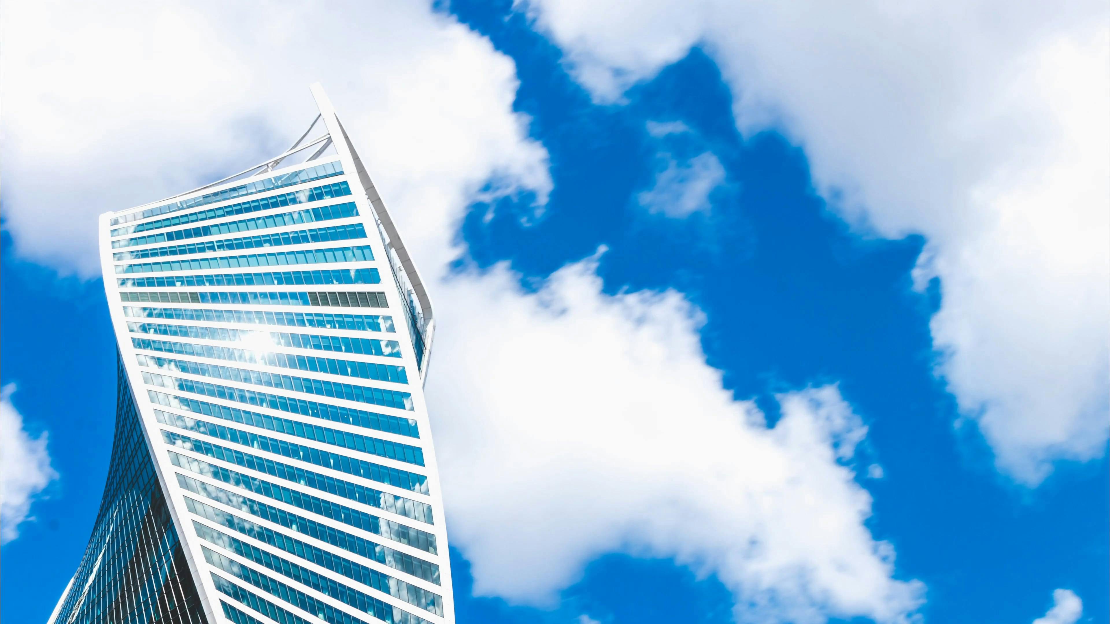 Time Lapse Video of Cloud Moving over a Building · Free Stock Video