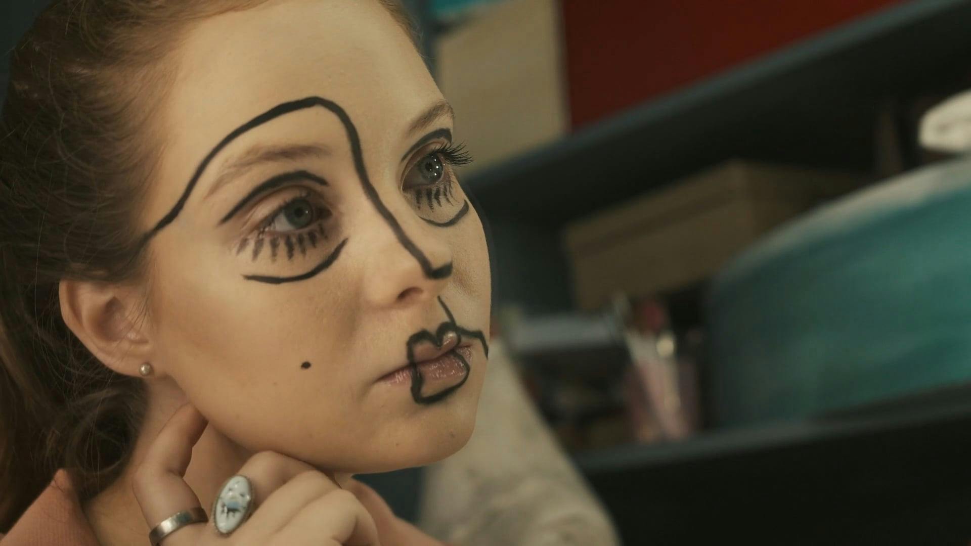 Woman with Face Paint Free Stock Video Footage, Royalty-Free 4K & HD ...