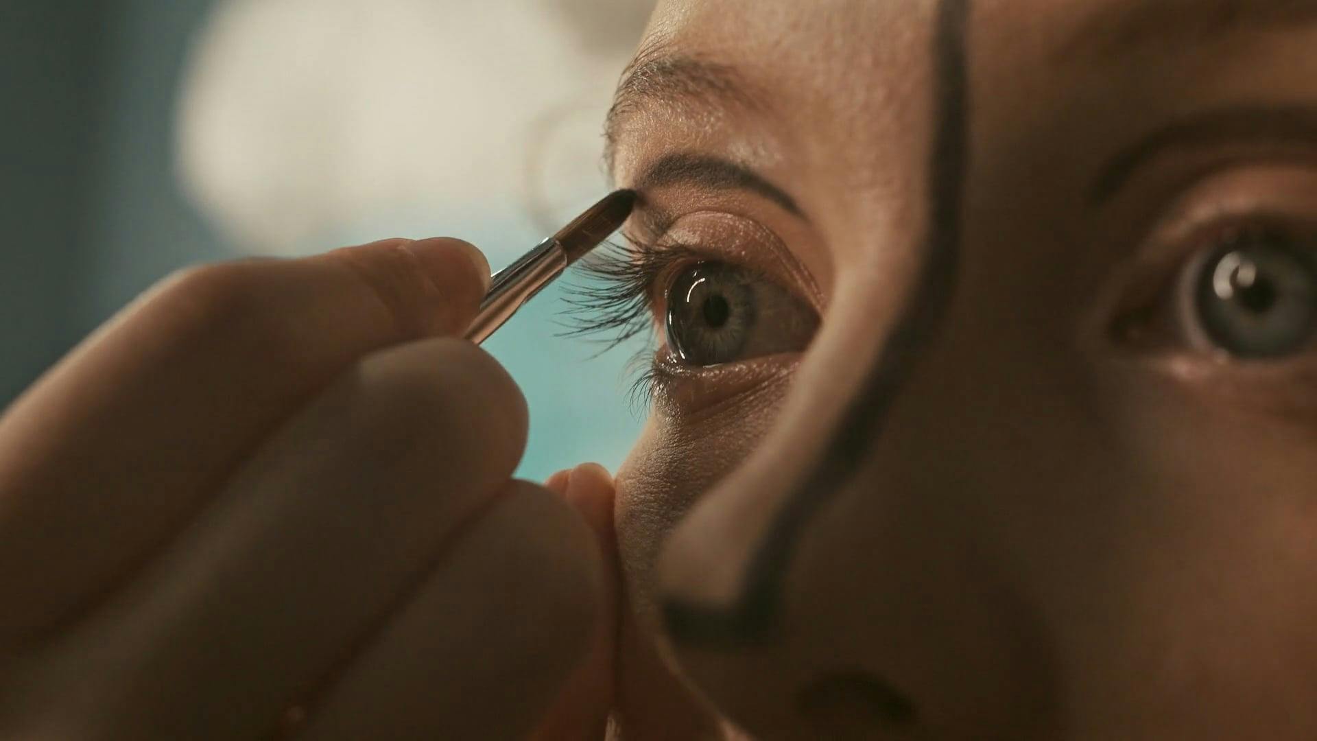 Body Art on a Female Model's Face Free Stock Video Footage, Royalty ...