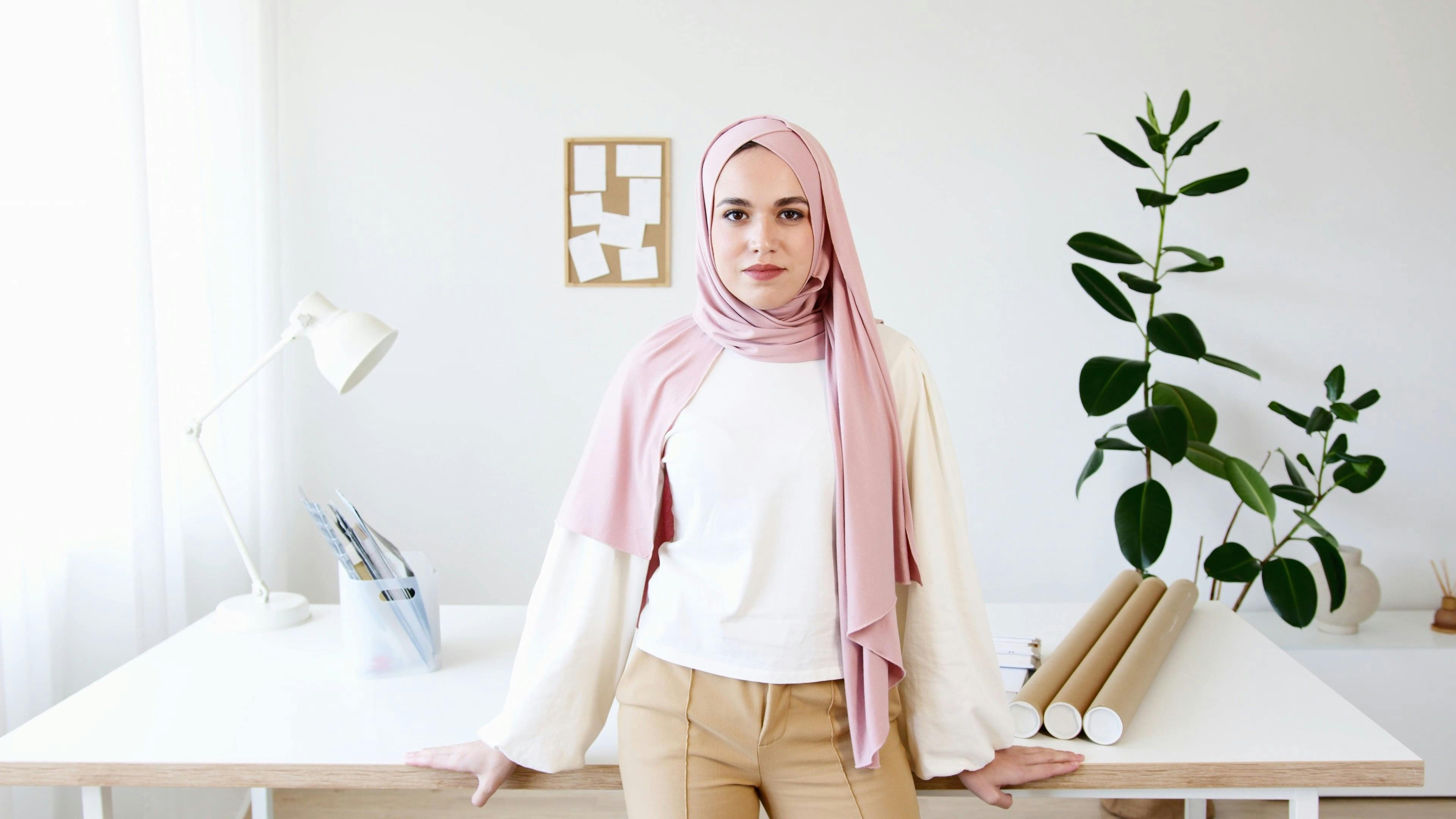 Portrait Of A Modern Arab Woman Free Stock Video Footage, Royalty-Free ...