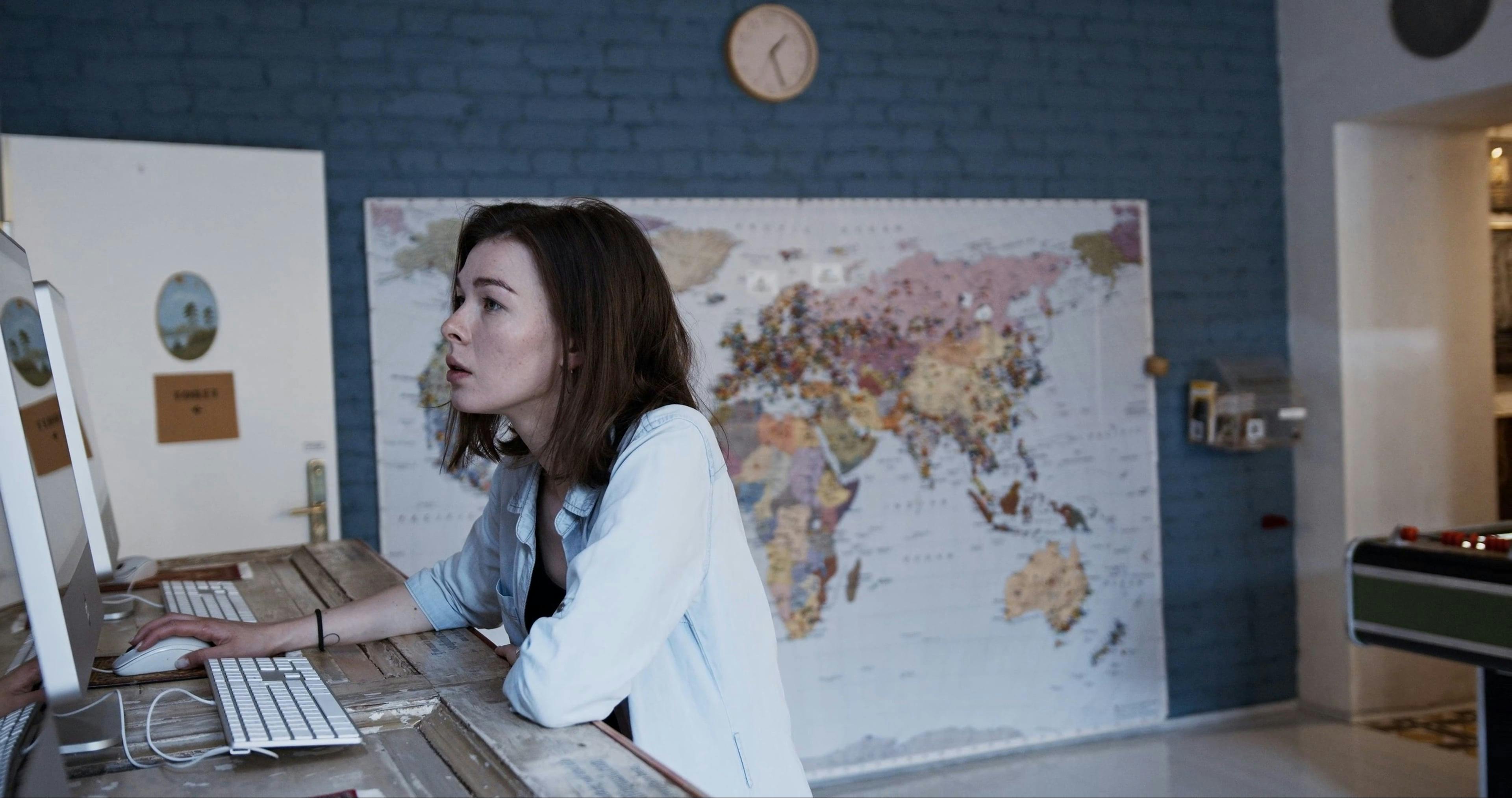 People On The Hotel Lobby's Information Room · Free Stock Video