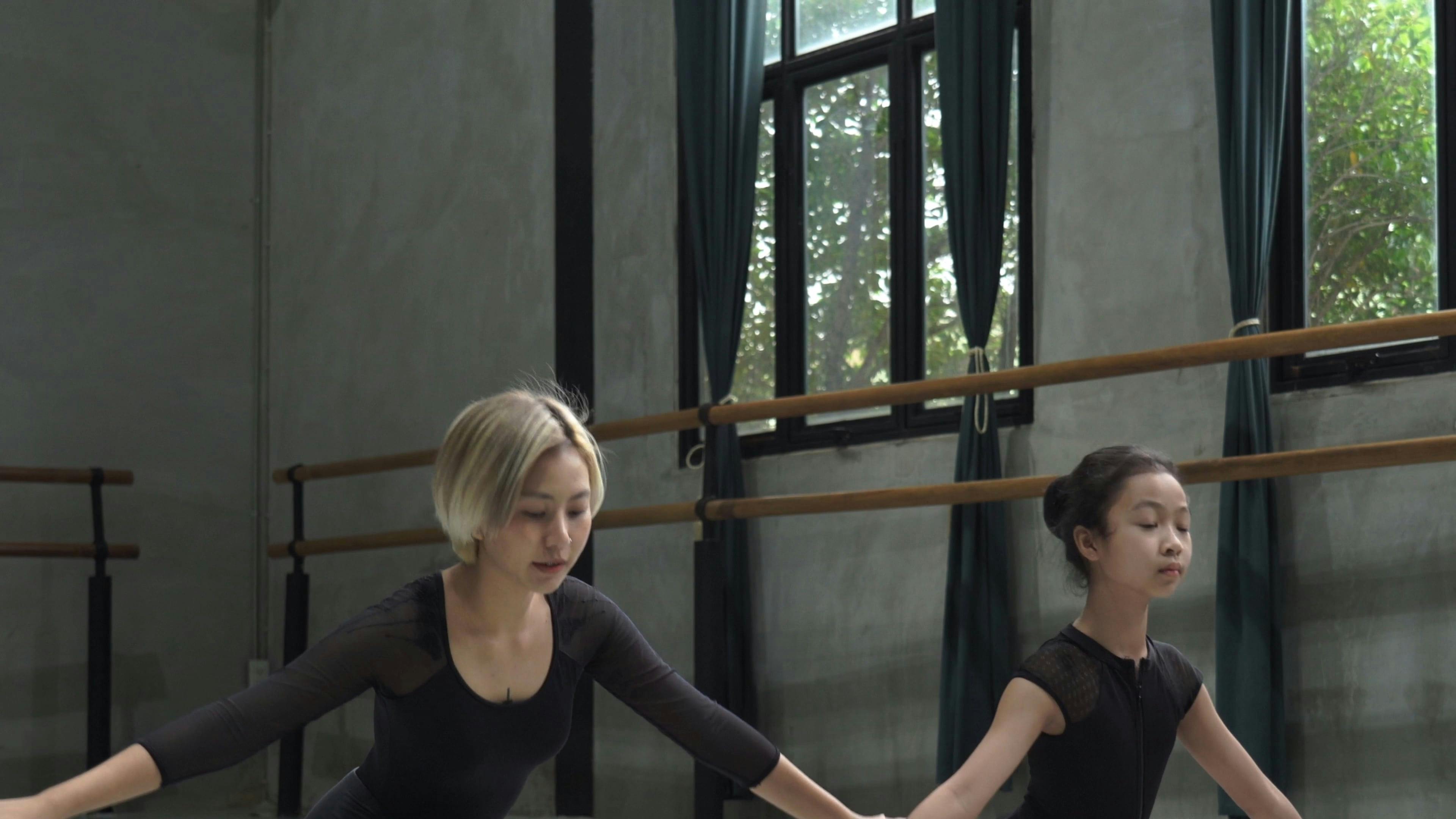 A Ballet Class Going On In A Dance Studio Free Stock Video Footage ...