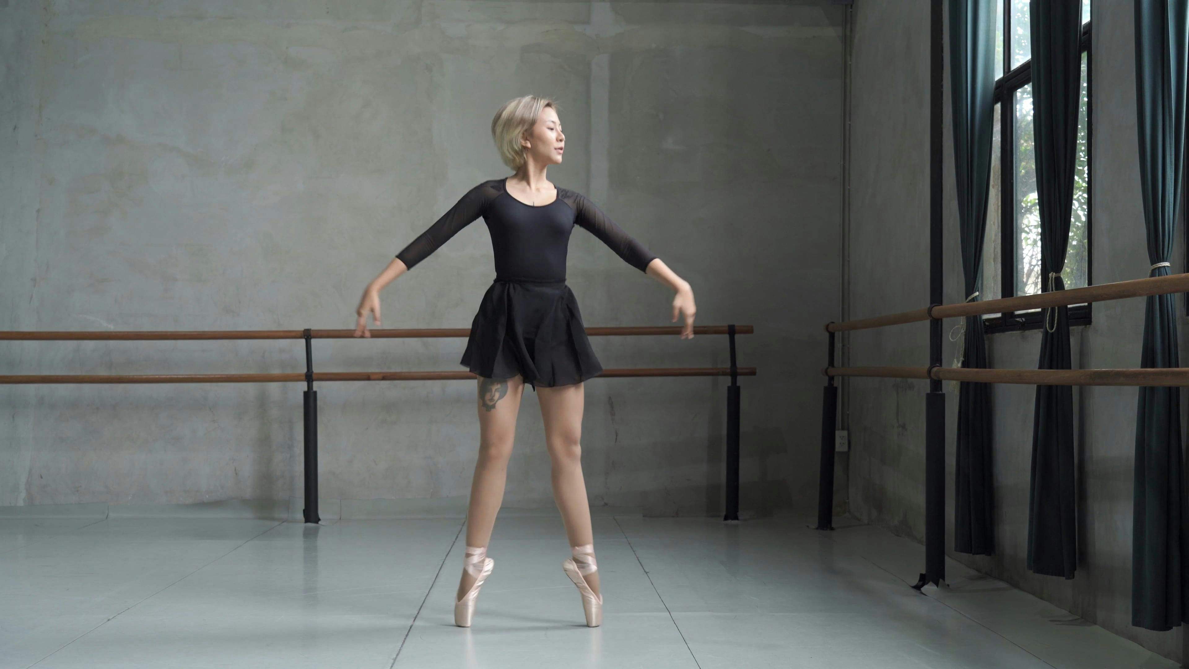 Woman Practicing Ballet Free Stock Video Footage, Royalty-Free 4K & HD ...